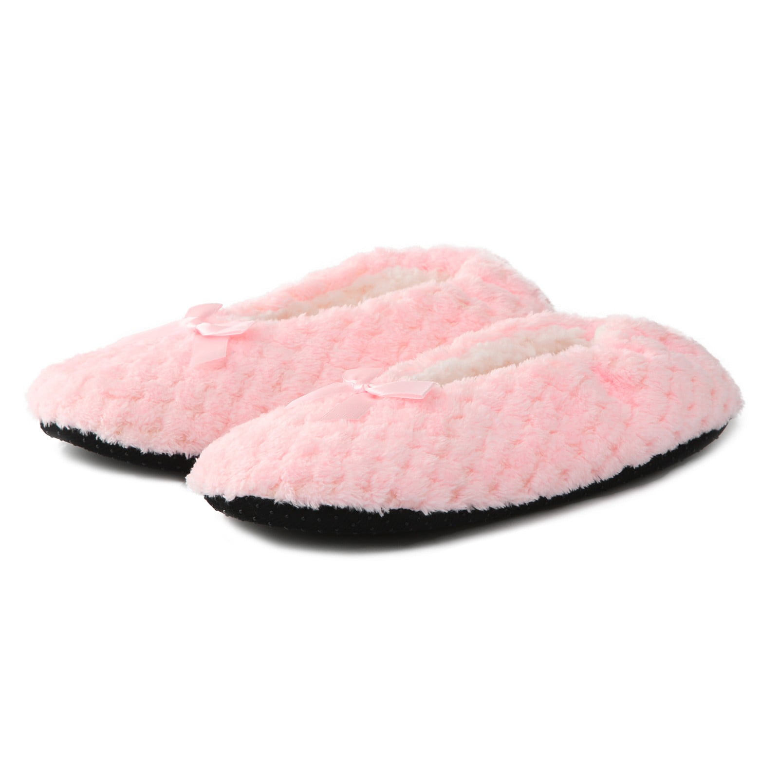 Mepaouo Women's Ballerina Slippers Moisture Wicking Suede Sole Ballet ...