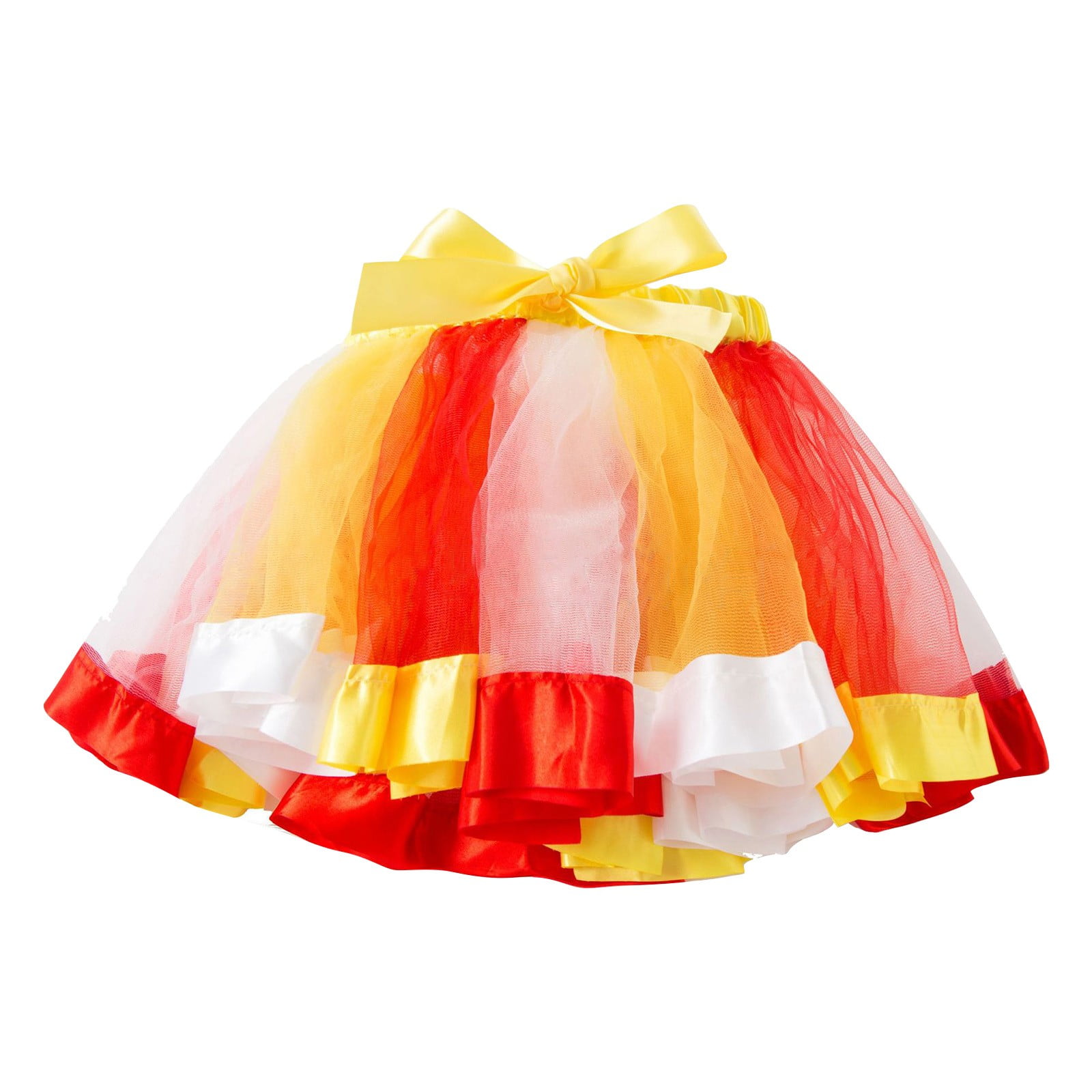 Mepaouo Women's Layered Ballet Tutus Tulle Rainbow Tutu Skirt Colorful ...
