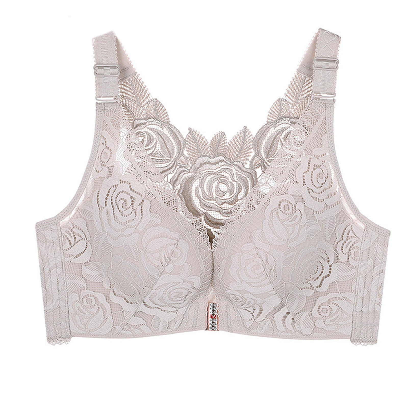 Mepaouo Women's Wireless Bralette Comfort Lace Longline Bras Pushup ...