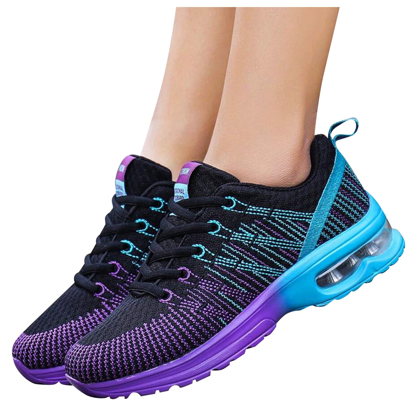 Mepaouo Womens Air Running Shoes Memory Foam Lace up Work Sport Walking ...