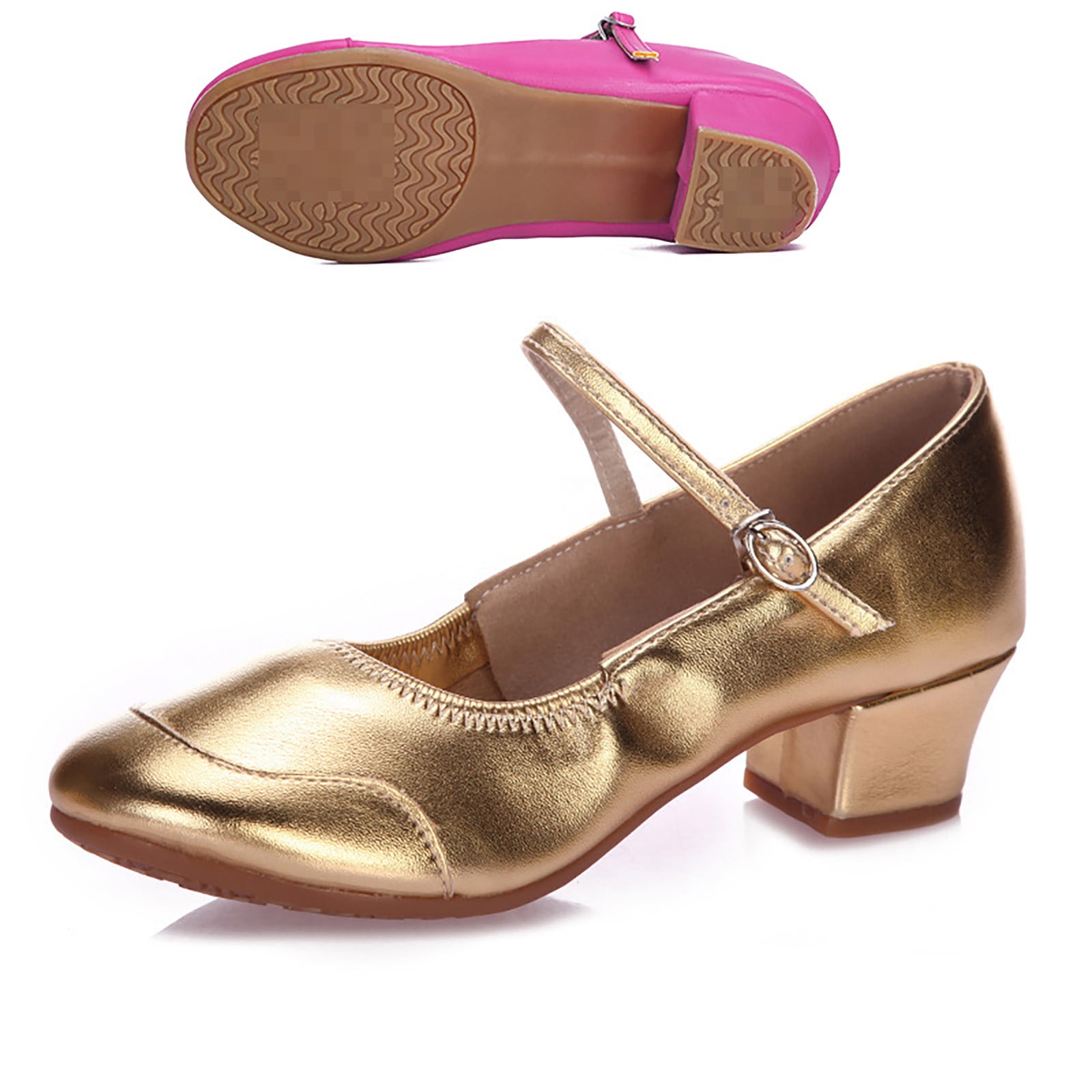 Mepaouo Womens Latin Salsa Shoes Ballroom Dance Heels Prom Wedding ...