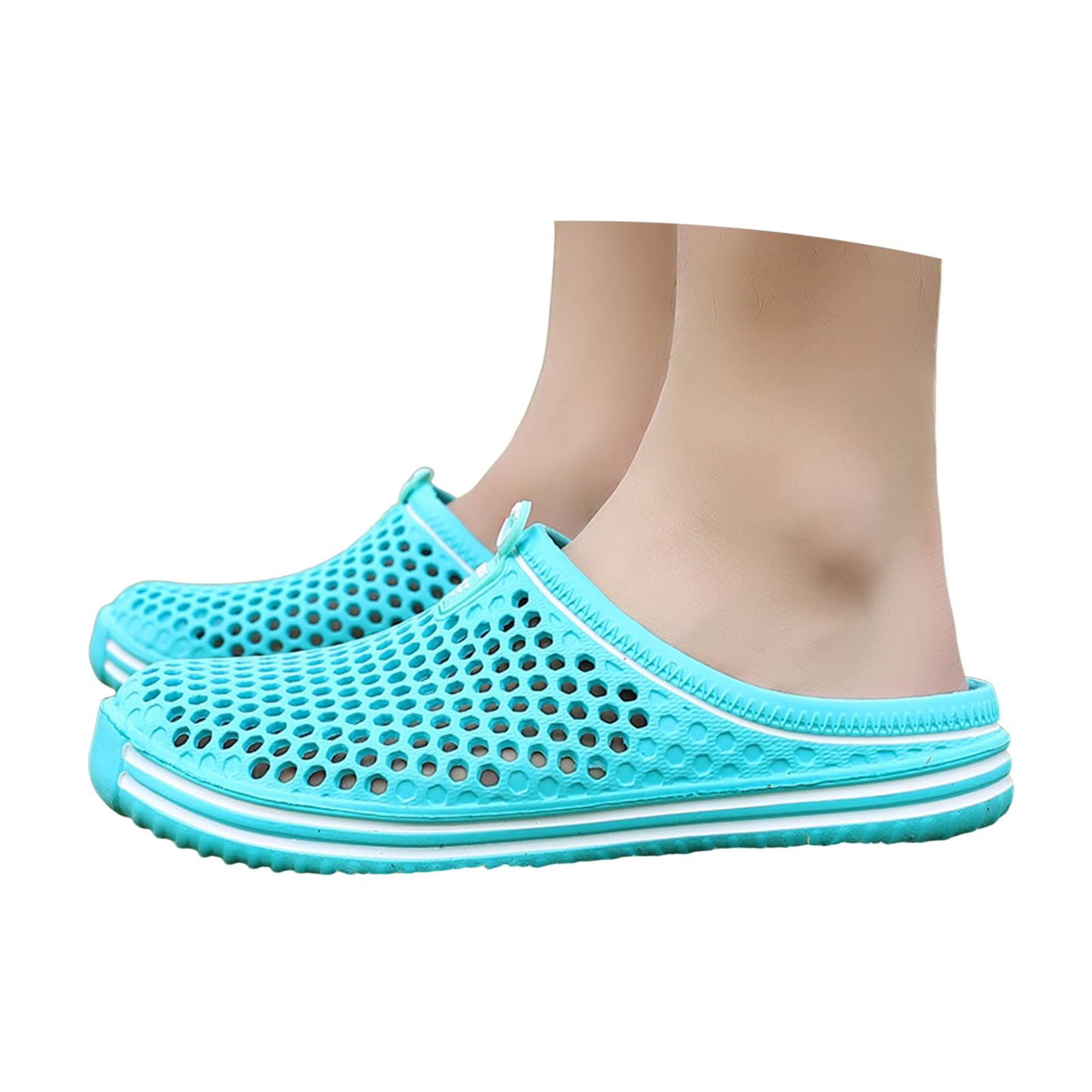 Mepaouo Womens Mens Garden Clogs Shoes Mesh Hole Water Sandals Summer ...