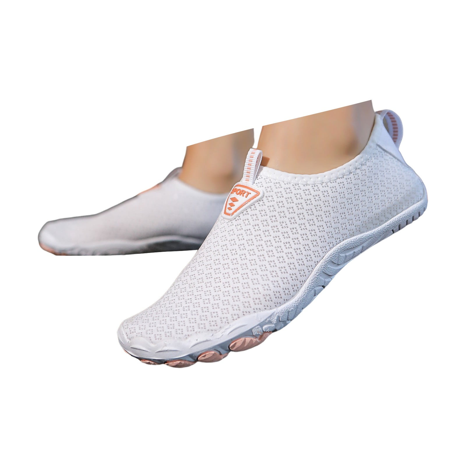 Mepaouo Womens Mens Water Swim Shoes Wide Toe Box Barefoot Beach Socks ...