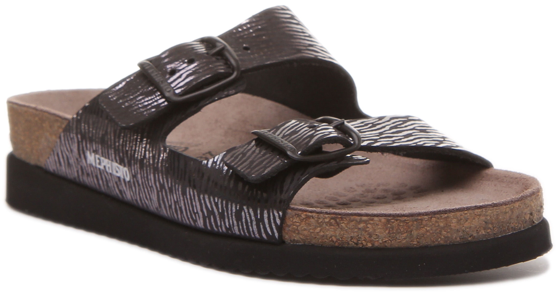 Mephisto Harmony Women's Leather Sandal In Black Size 10 - Walmart.com