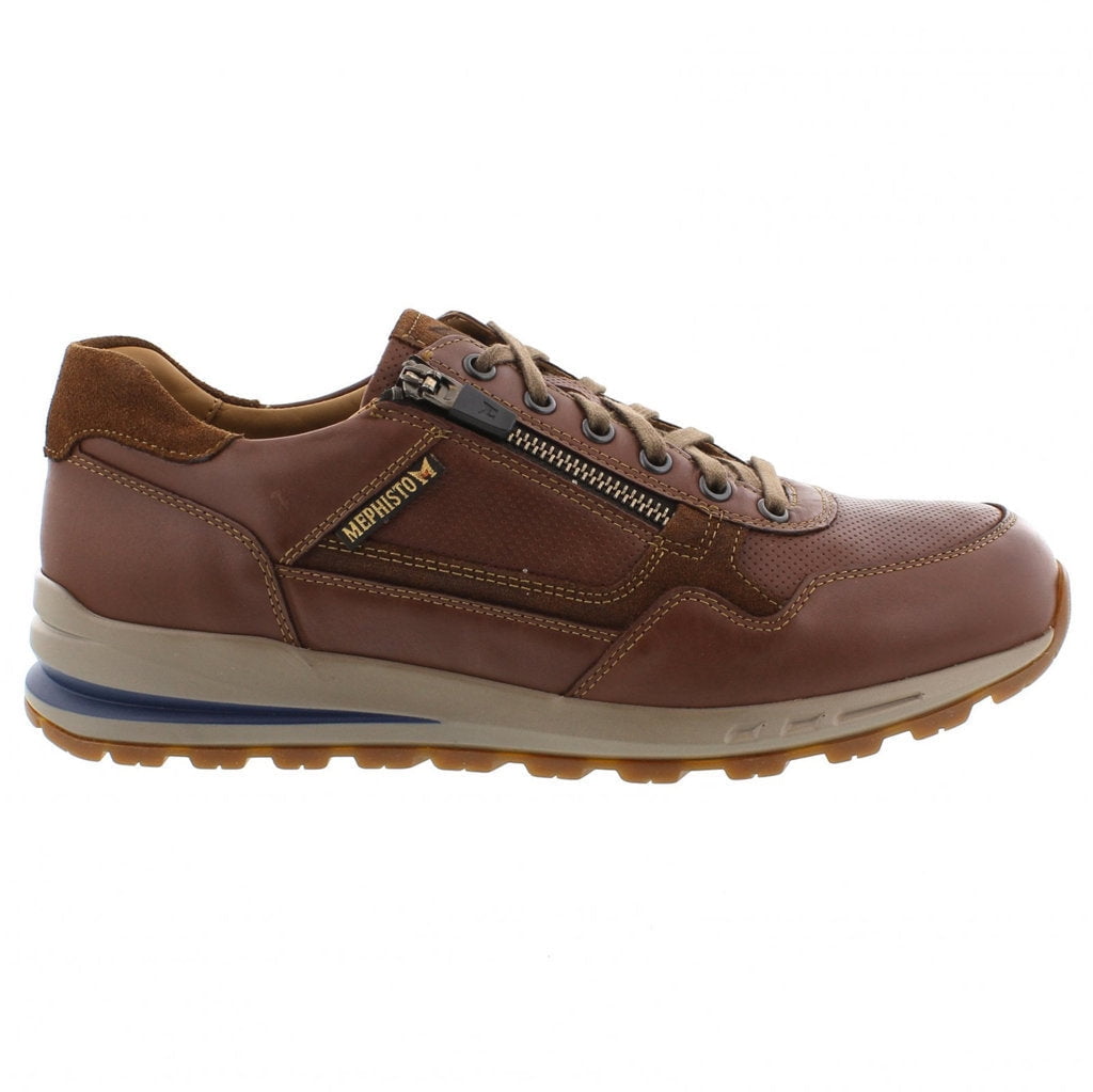 Mephisto Mens Bradley Leather Trainers - Walmart.com