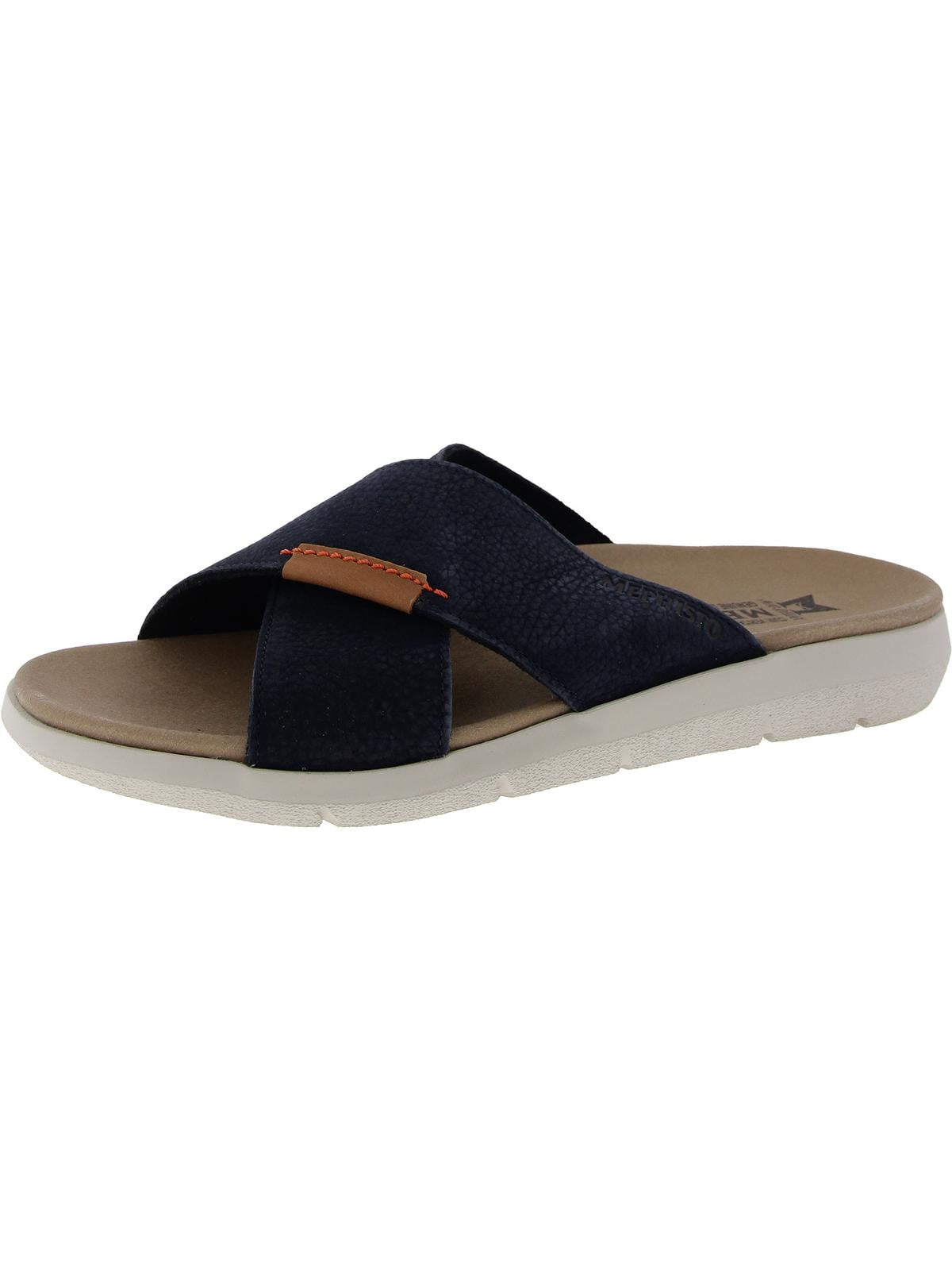 Mephisto Womens Criss-Cross Slide Sandals - Walmart.com