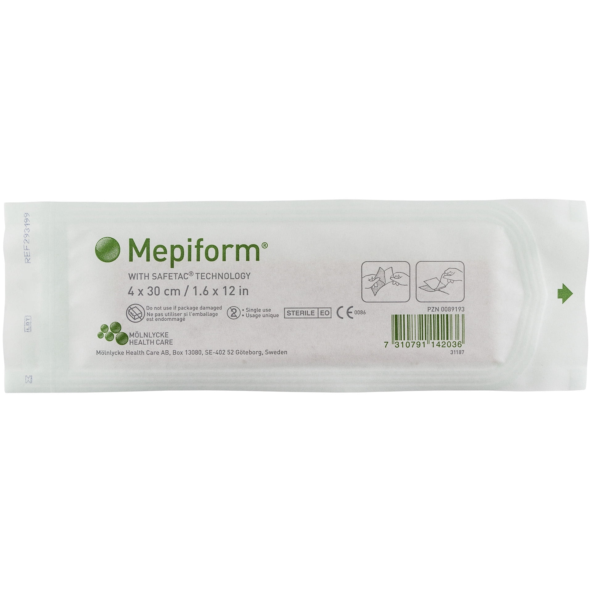 Mepiform 1.6" x 12" Silicone Gel Sheet for Scars - 1 Dressing - Walmart.com
