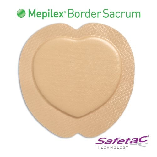 Mepilex Border Sacrum Dressing by Molnlycke Healthcare ( DRESSING ...