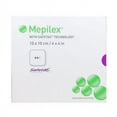 Mepilex Silicone Foam Dressing 4x4” Square Sterile | 10 Ct Absorbent ...