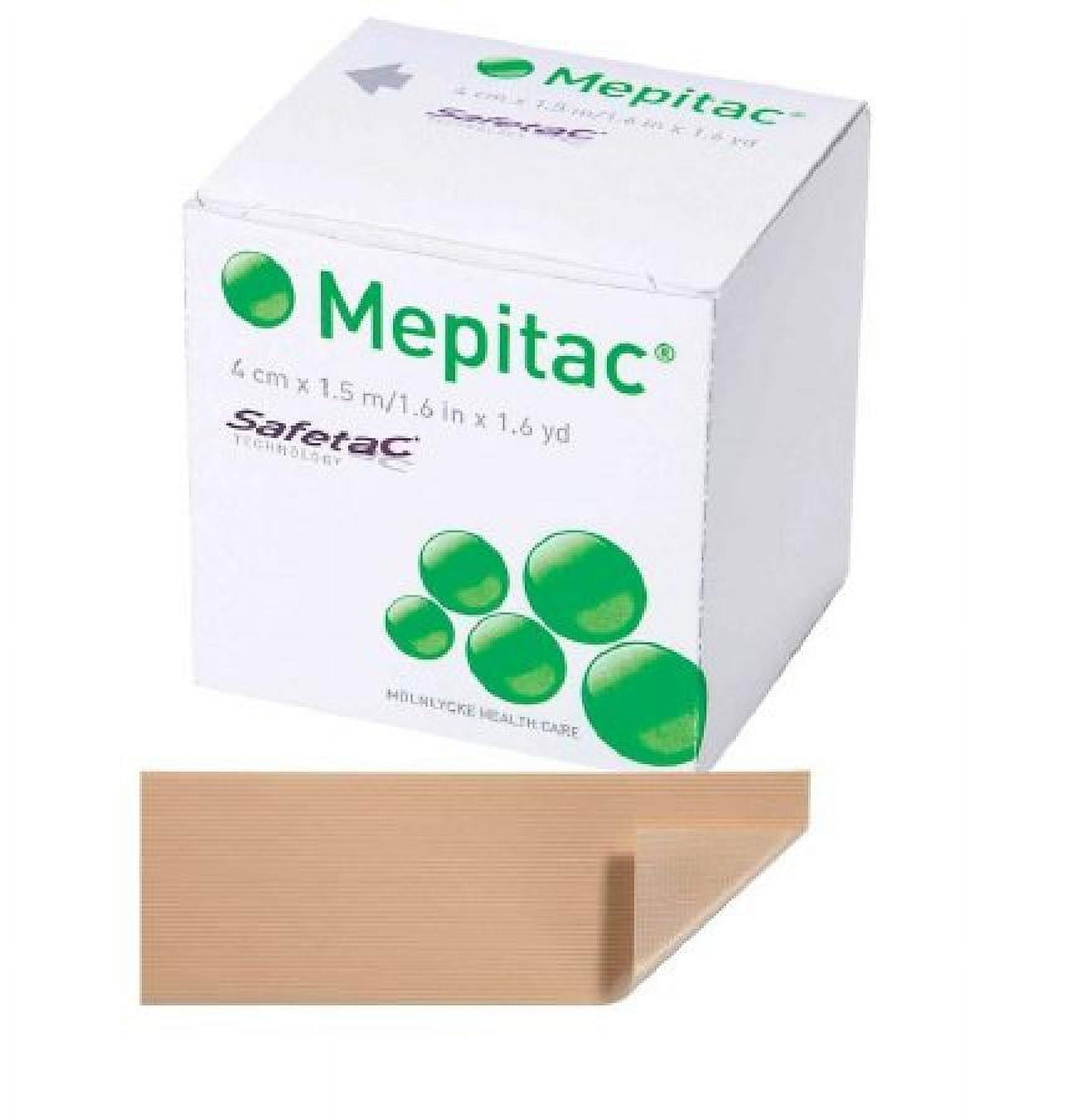 Mepitac Medical Tape - Silicone, Skin Friendly, 1.5 Inches x 59 Inches ...