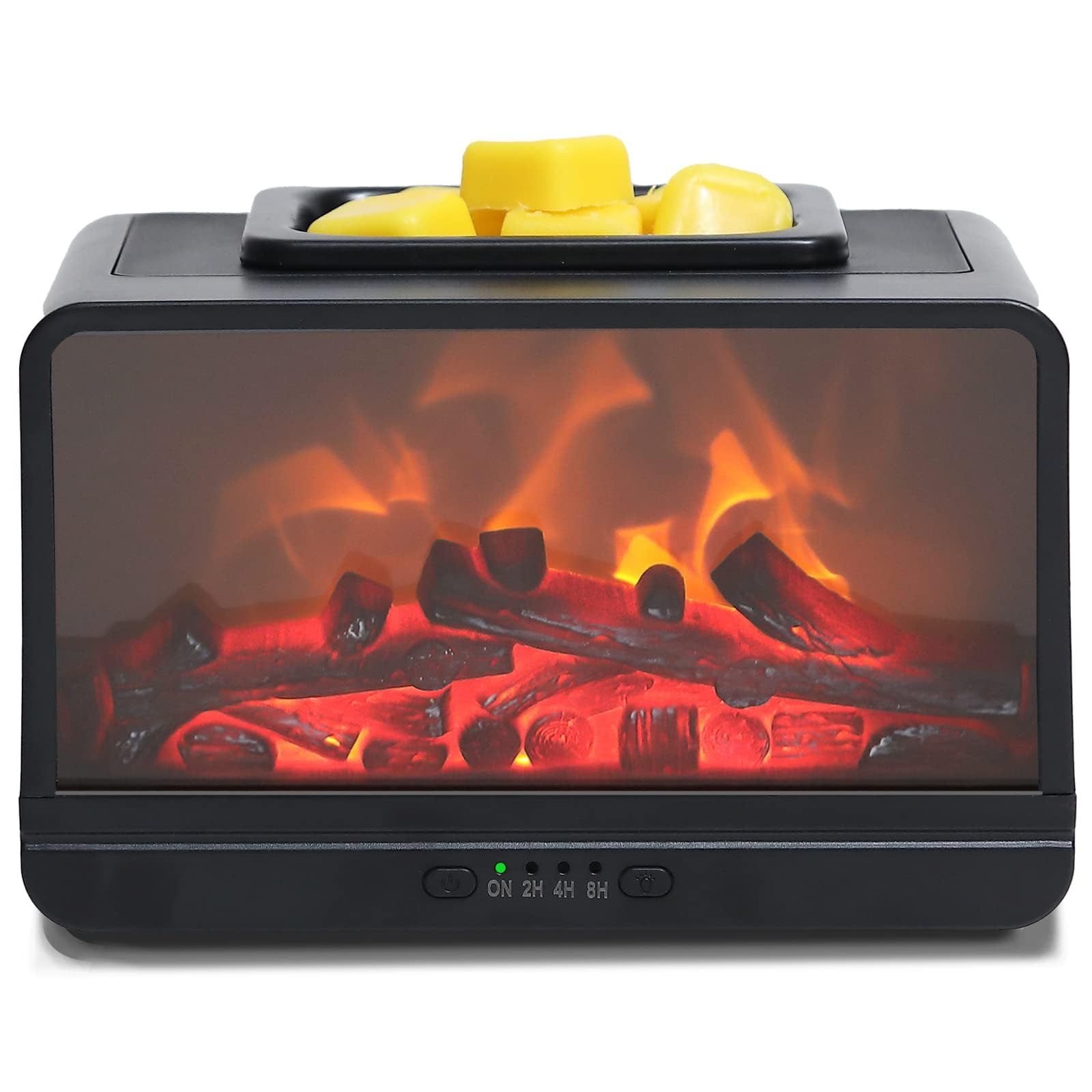 MeplLivs Static Flame Fireplace Electric Wax Melt Warmer PTC Heating ...