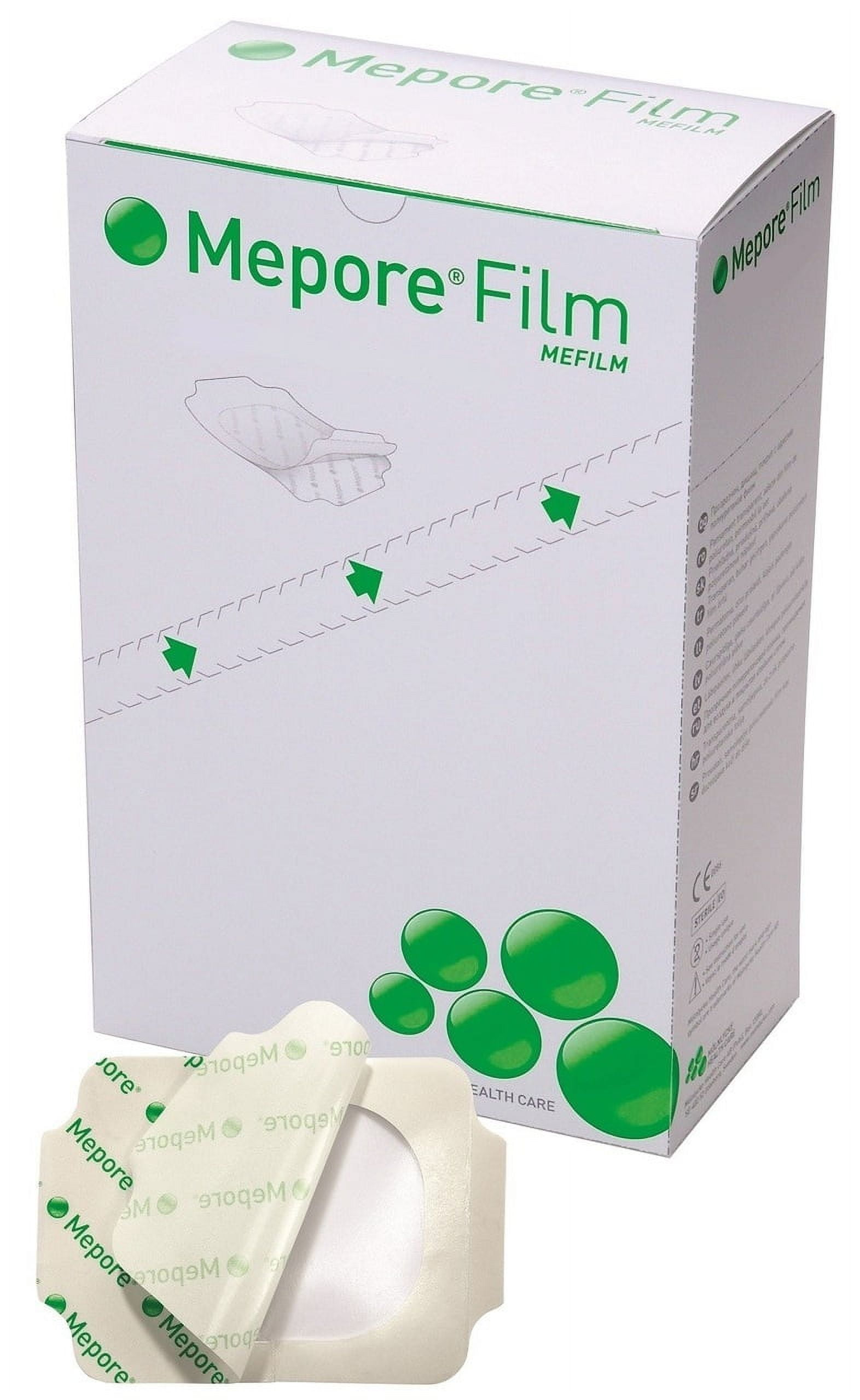 Molnlycke Mepore Self-Adhesive Transparent Film Dressing 2-2/5" x 2-3/5 ...
