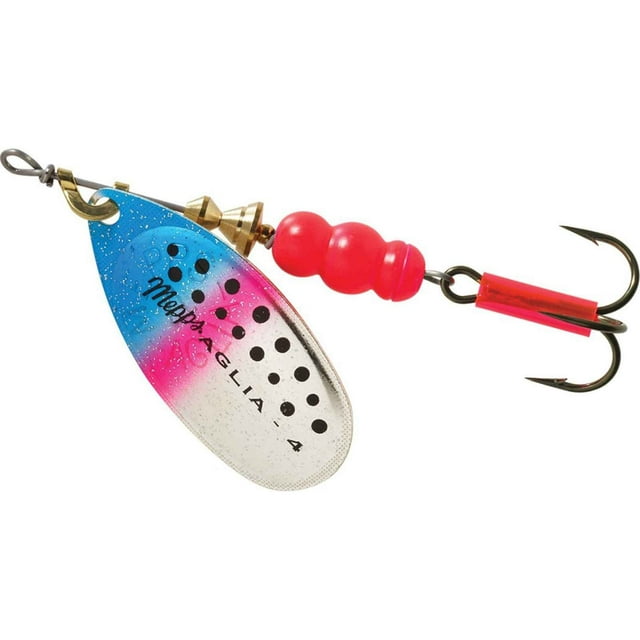Mepps Aglia Inline Spinner 1/3 oz Rainbow Trout - Walmart.com