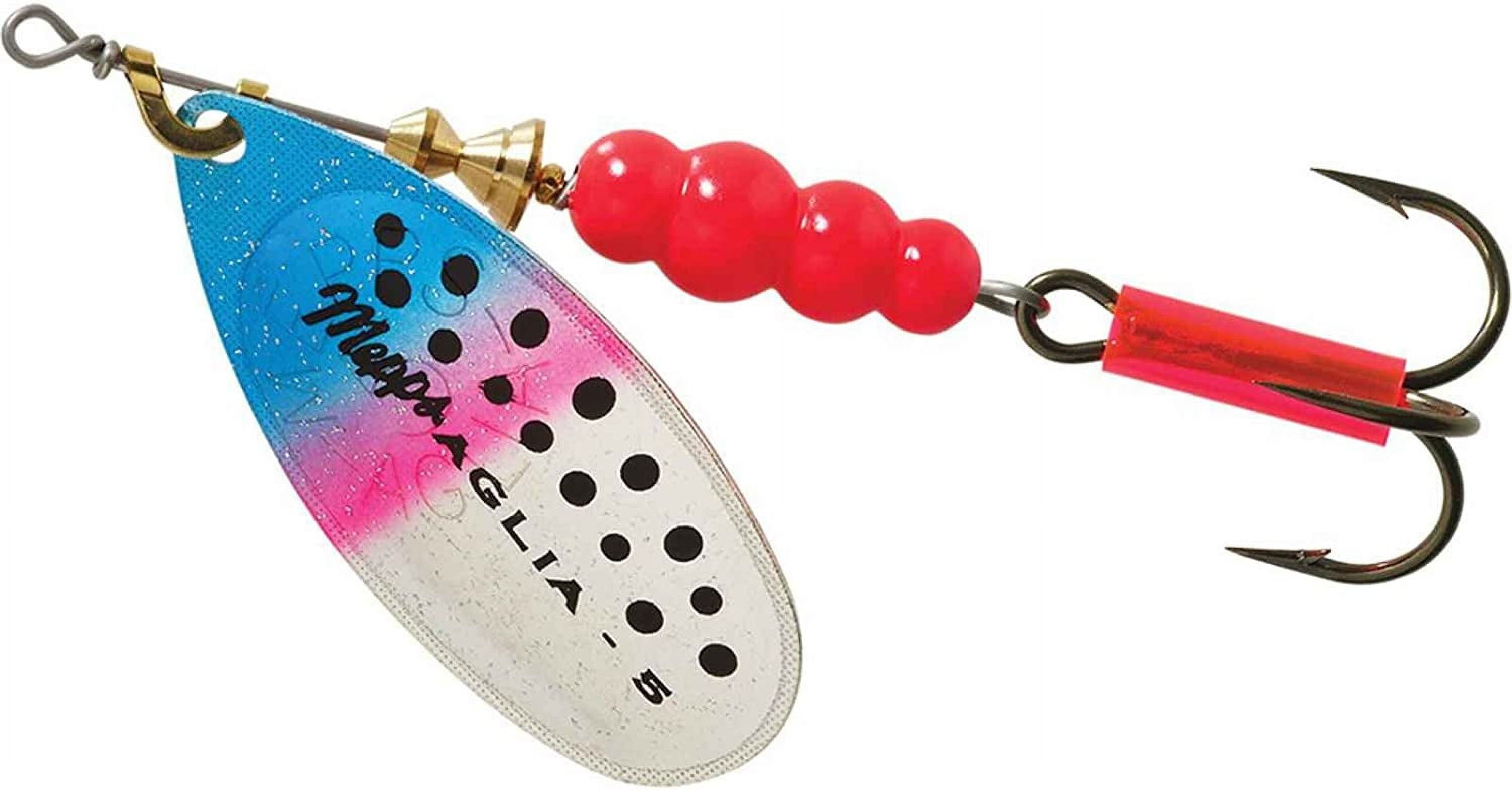 Mepps Aglia Plain Treble Fishing Lure Rainbow Trout 1/2 Oz B5 RBT ...