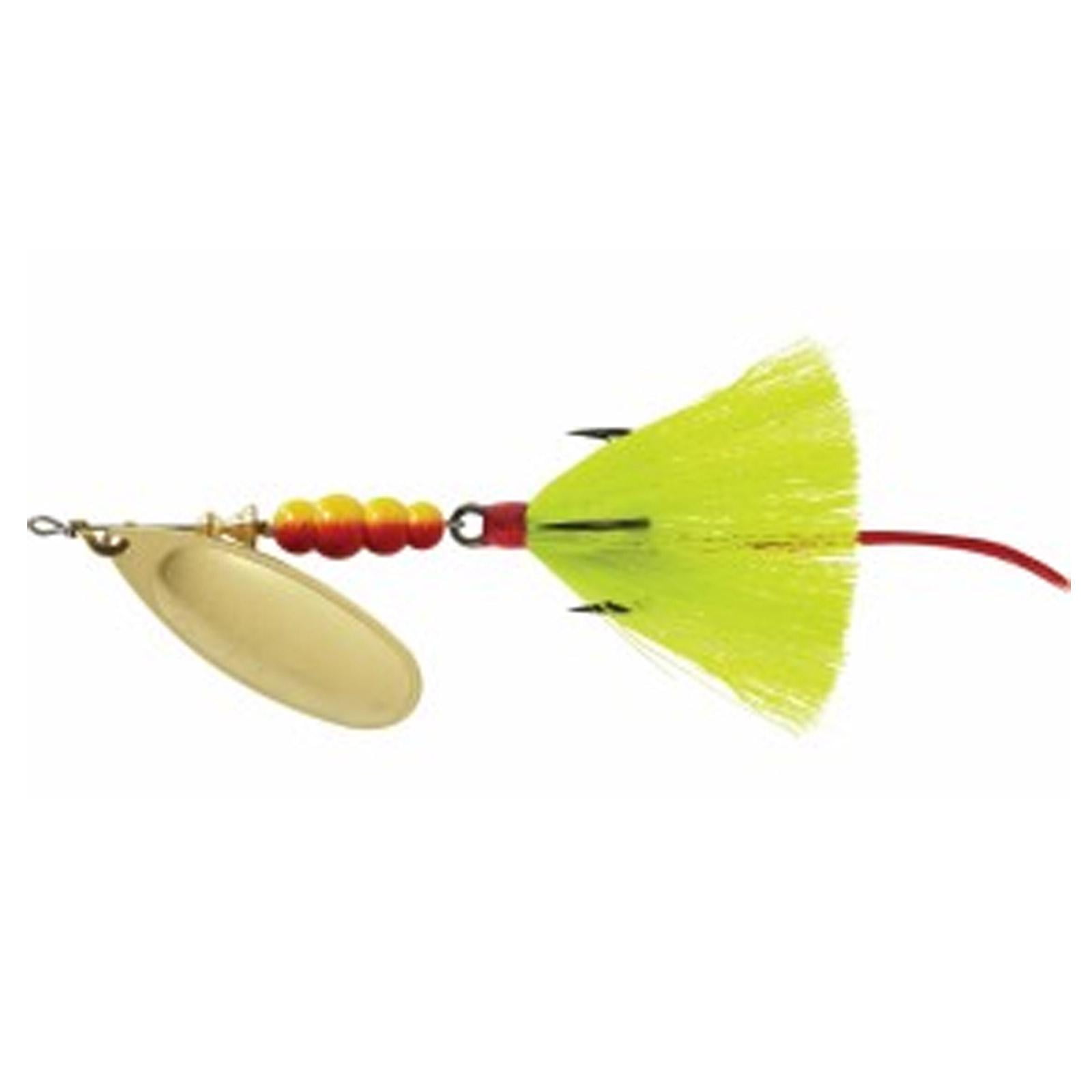 Mepps Aglia Size 5 Dressed Spinner Bait 1/2 oz Gold Yellow, B5ST G-Y ...