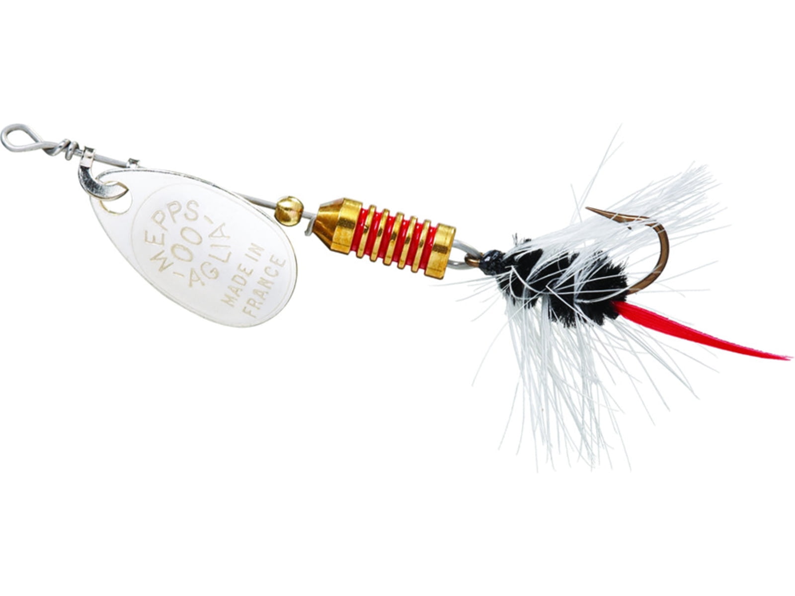 Mepps Aglia Ultra Lites In-Line Spinner, 1/18 oz, Single Hook, Silver ...