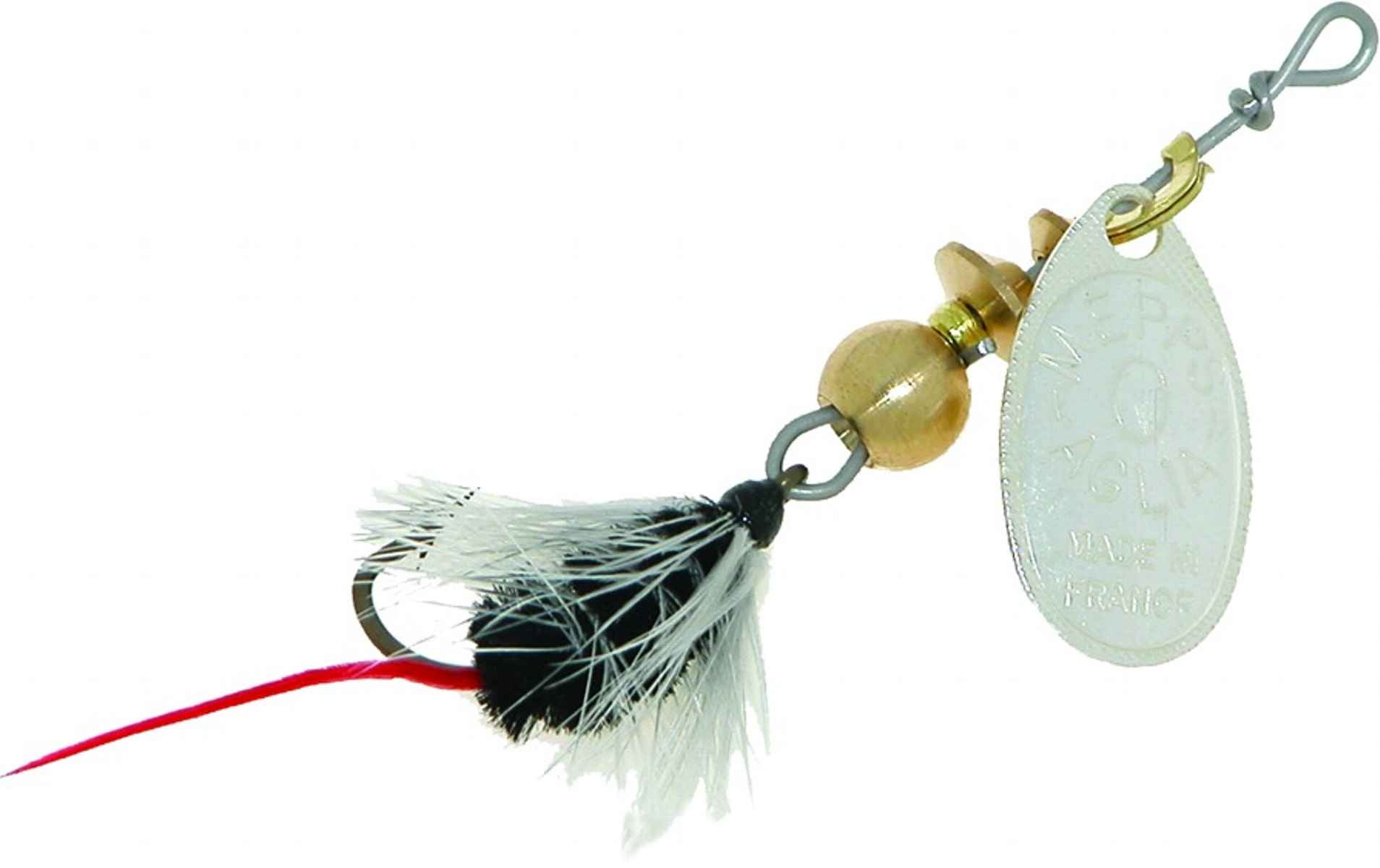 Mepps B0WSBK Aglia Spin Flies 1/12-Ounce Silver/B - Walmart.com