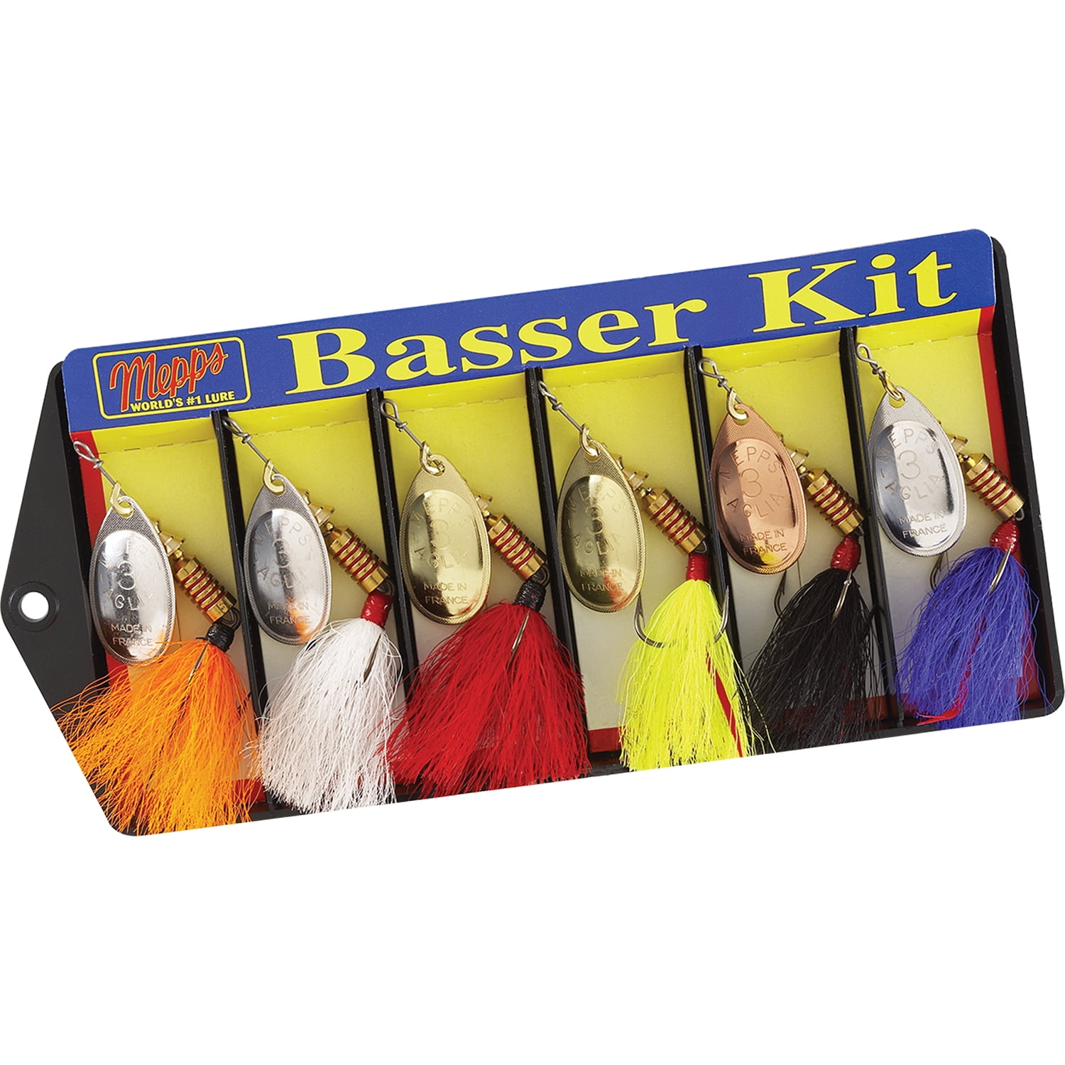 Mepps Basser Kit - Dressed #3 Aglia Spinner Bass Assortment - Walmart.com