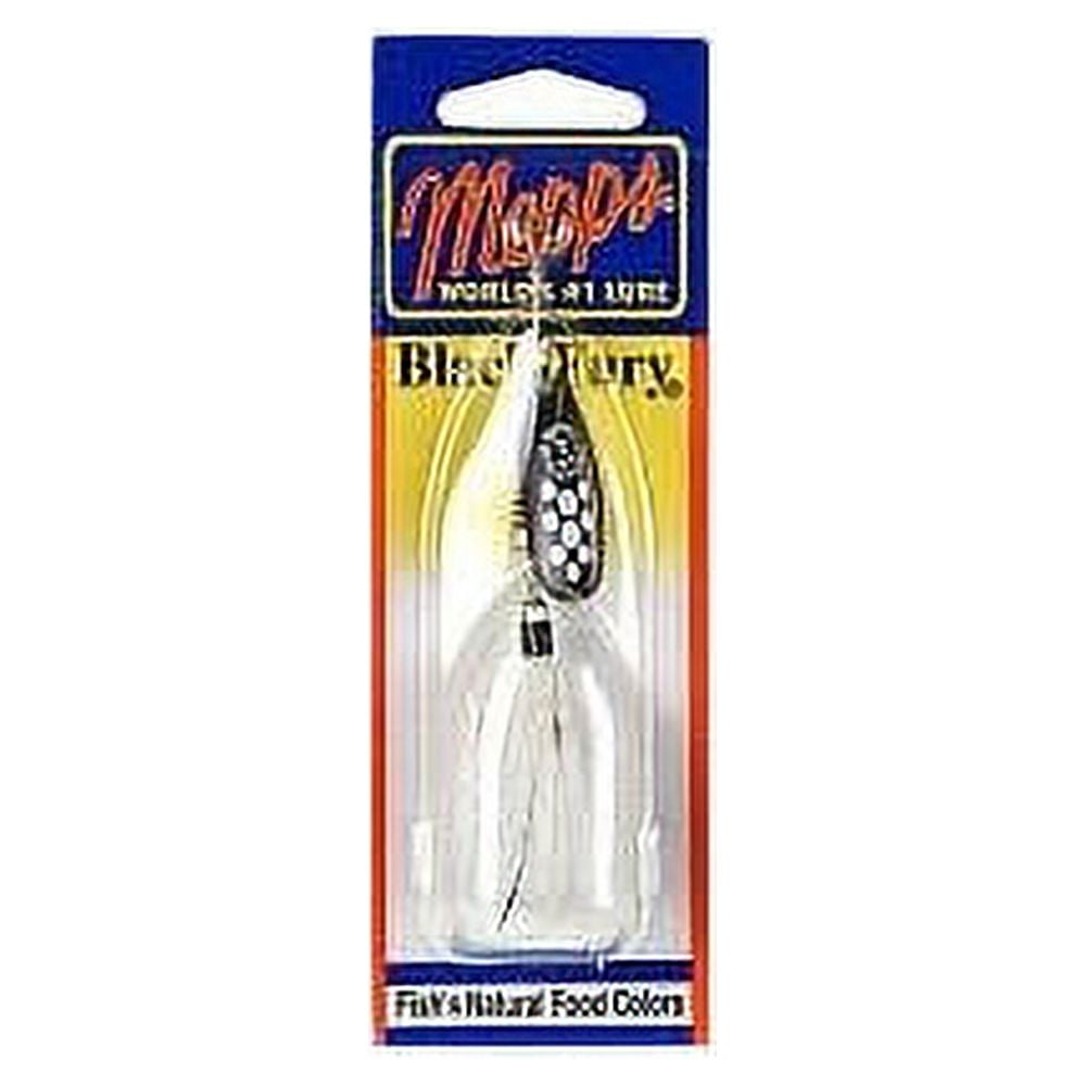 Mepps Black Fury Dressed Size 3 - 1/4 oz White Dot - Walmart.com
