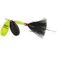 Mepps Dbl Blade Dressed Agila 11/16 Oz, Size 5 Hot Chartreuse/Black ...