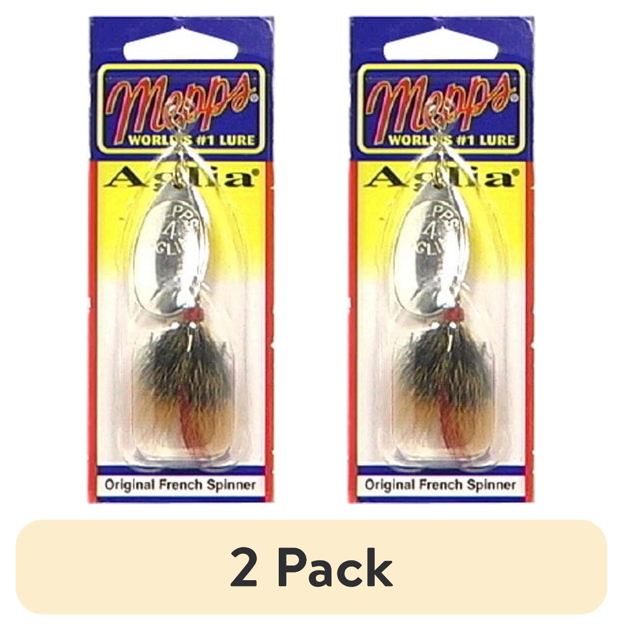 (2 pack) Mepps Dressed Aglia 1/3 oz Gold and Brown Fishing Lures for ...