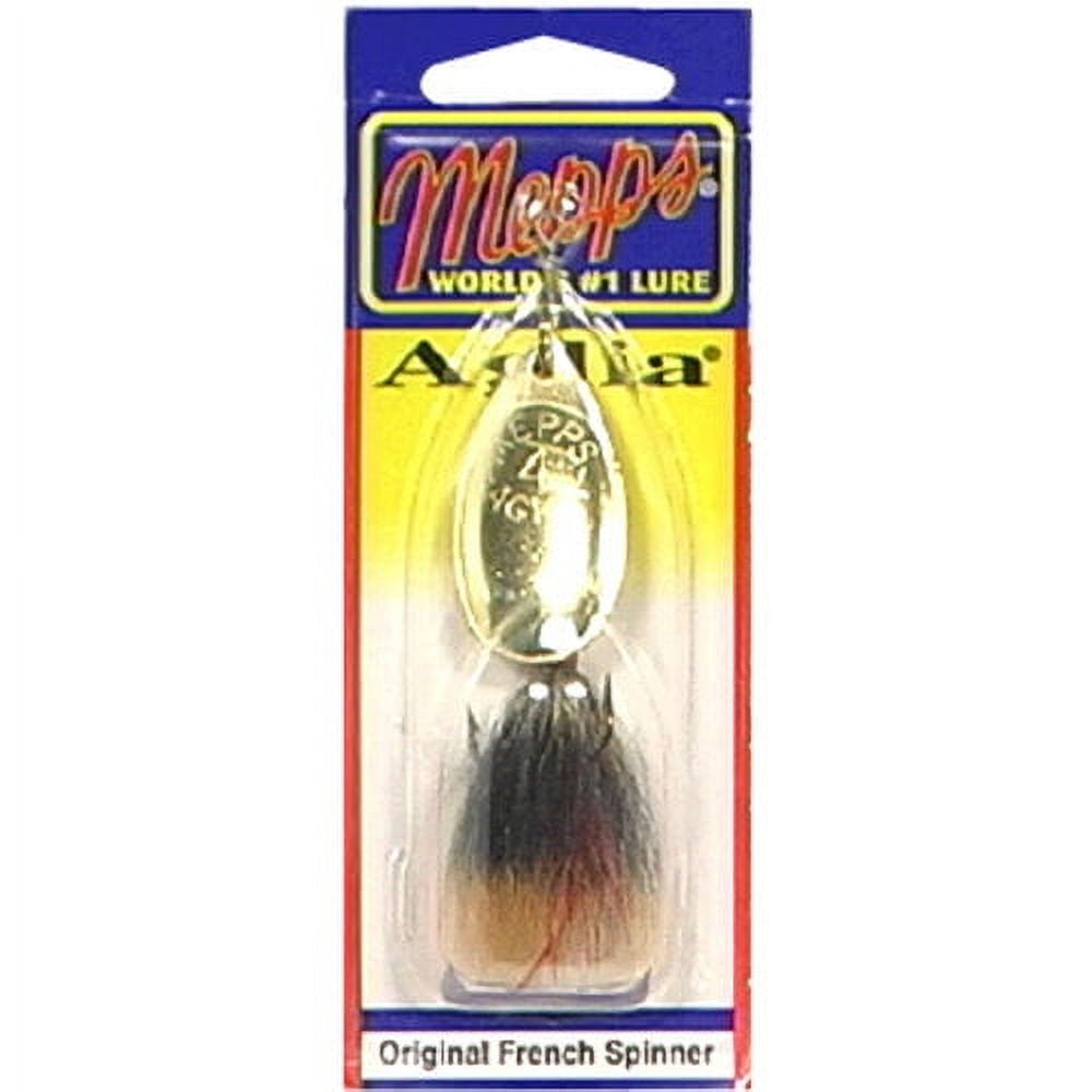 Mepps Dressed Aglia Inline Spinner, 1/3 oz, Gold and Brown - Walmart.com