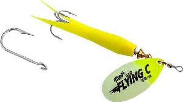 Mepps Flying C Inline Spinner, Hot Chartreuse Silver - Walmart.com
