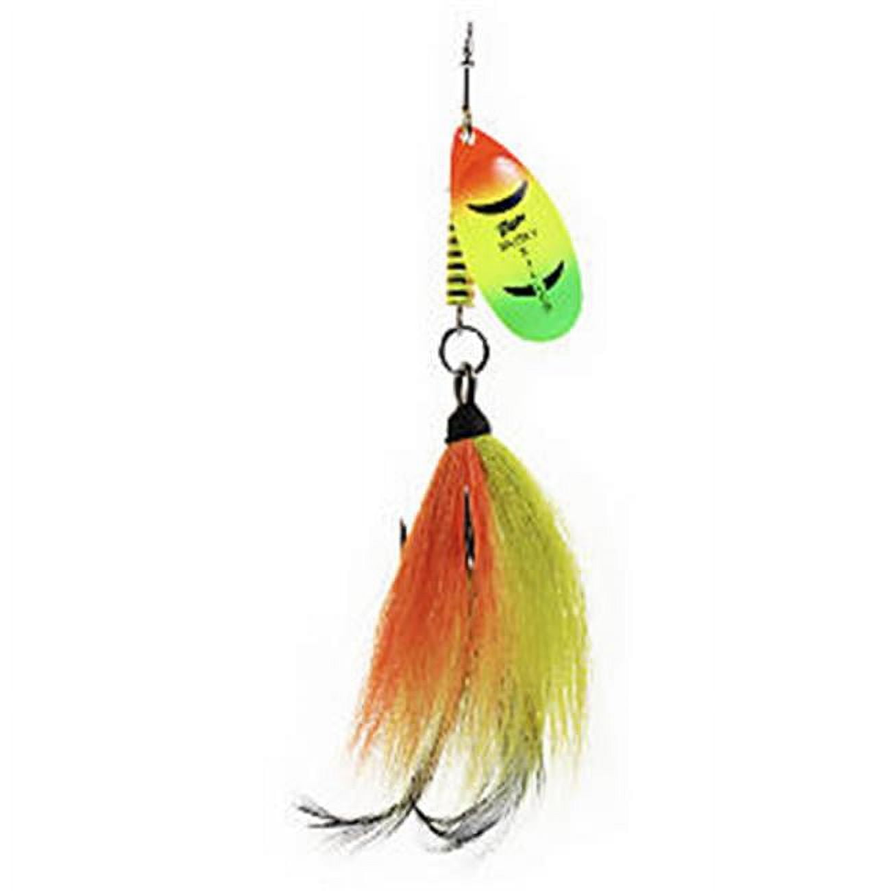 Mepps Musky Killer Inline Spinner, 3/4 oz Hot Firetiger-Fire Tiger ...