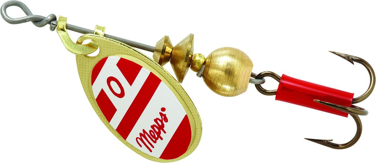 Mepps Musky Killer Inline Spinner, 3/4 oz Red/White - Walmart.com