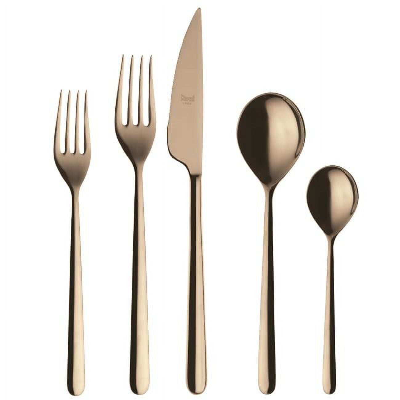 Mepra Linea Champagne Cutlery Set - 5 Piece - Walmart.com