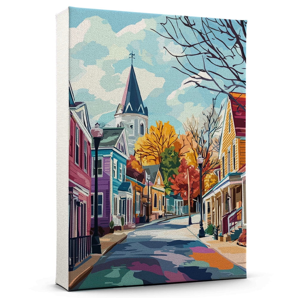 Mequon Travel Canvass, Wisconsin Canvass Wall Art, Mequon Canvas Decor ...