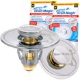 Mer-Maid Drain Magic Universal Sink Stopper, 2 Pack - Walmart Business ...