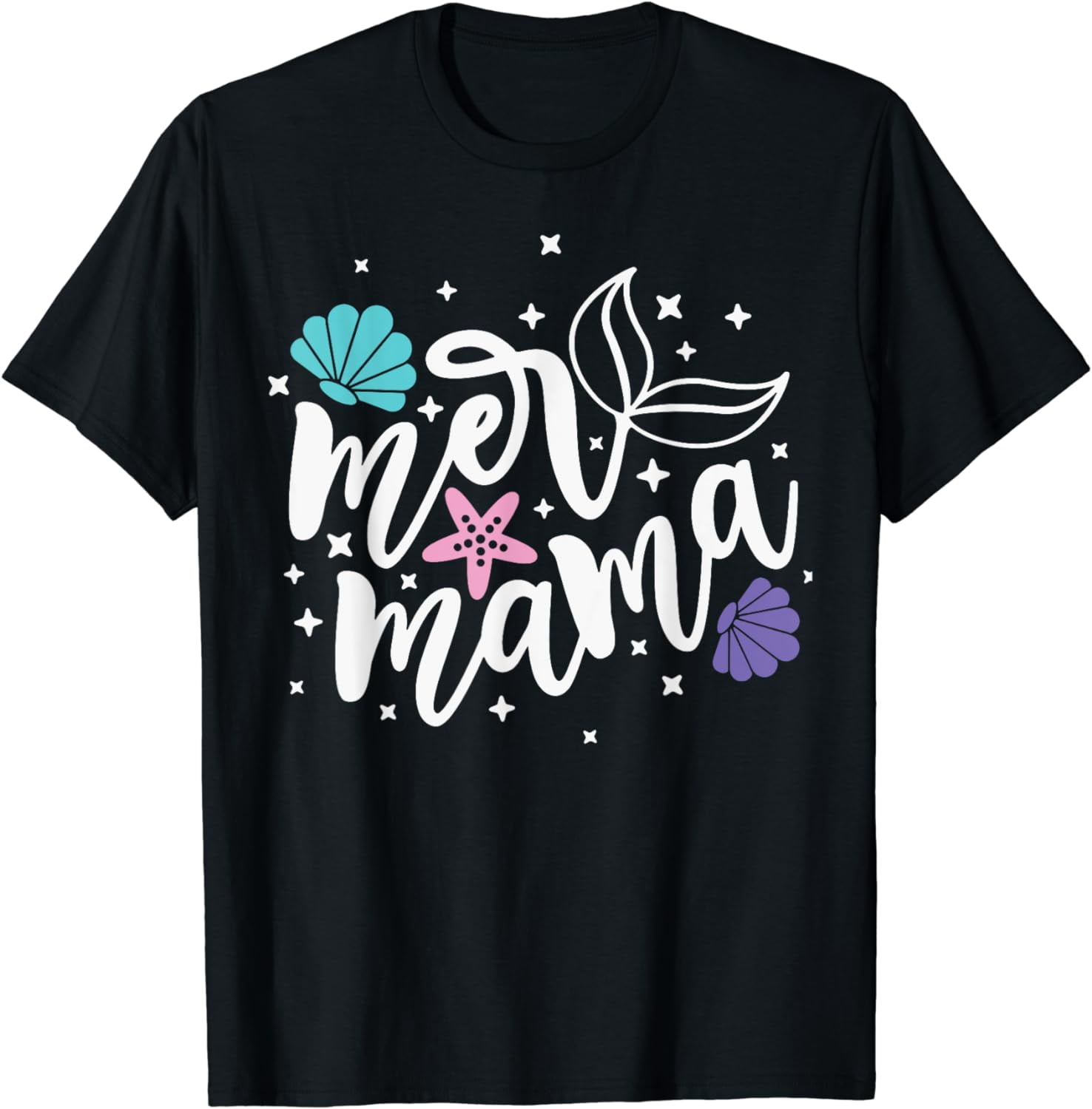 Mer Mama, Mermaid Mother, Mermaid Mama, Summer Mom T-Shirt - Walmart.com