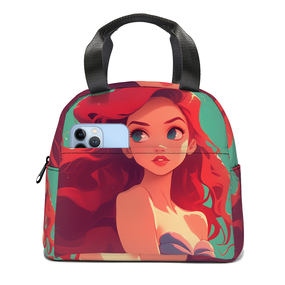 Mer×maid Insulated Lunch Box Unisex Reusable Lunch Box Portable Thermal ...