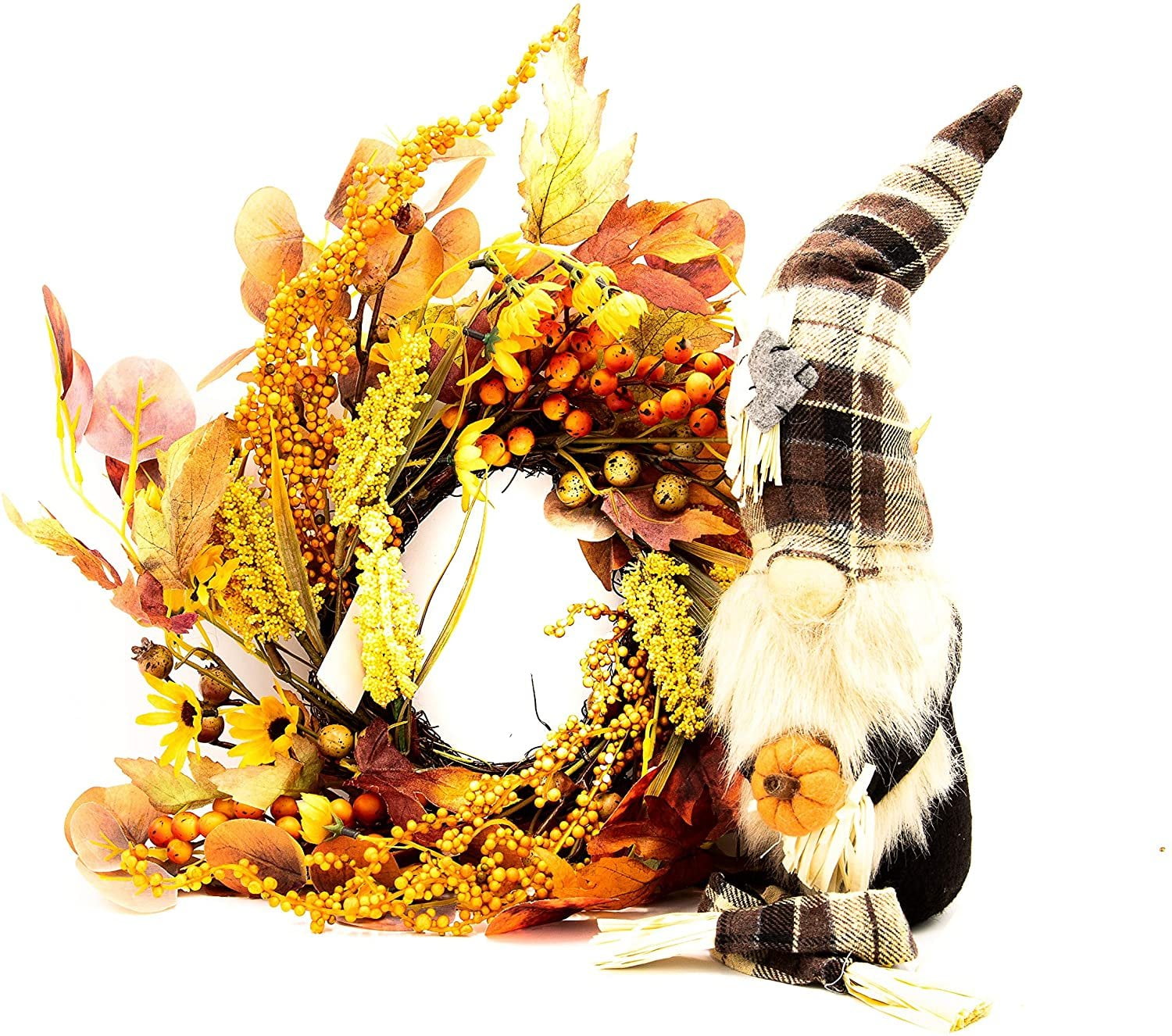 MeraVic Fantastic Craft Bundle - Fall Leaf Wreath with Standing ...