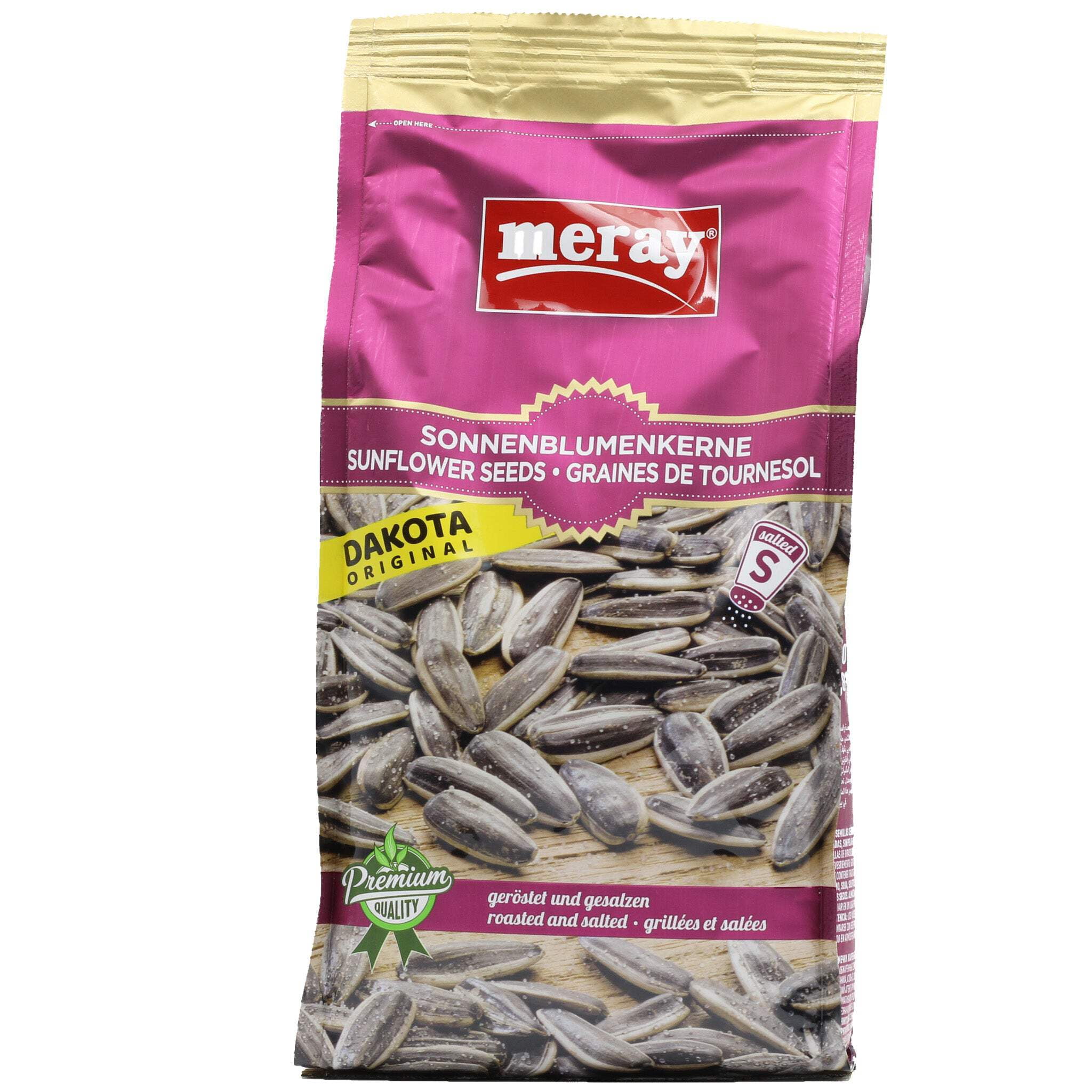 Meray Dakota Original Sunflower Seeds Roasted Salted 8.81 Oz (250 Gr ...