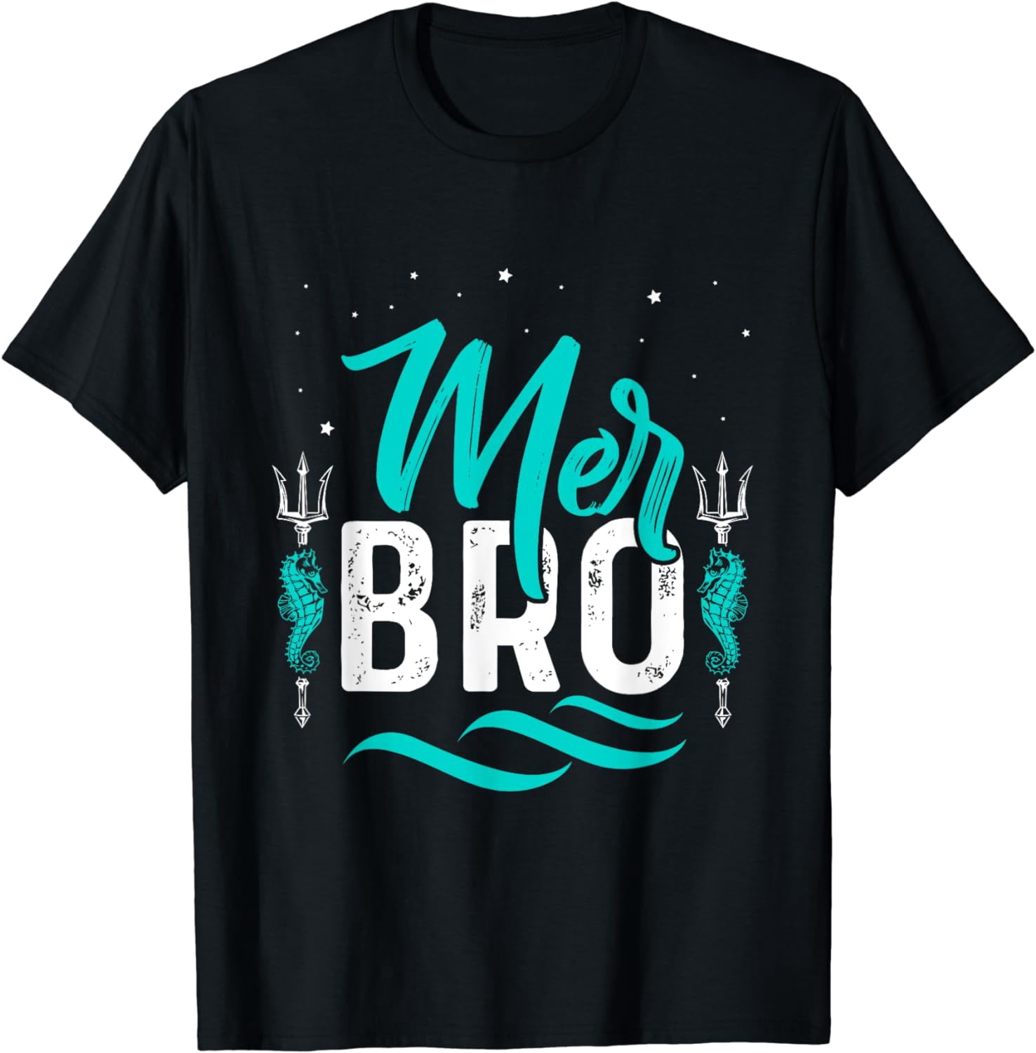 Merbro Brother of a Mermaid Boy and Toddlers Kids Merman T-Shirt ...