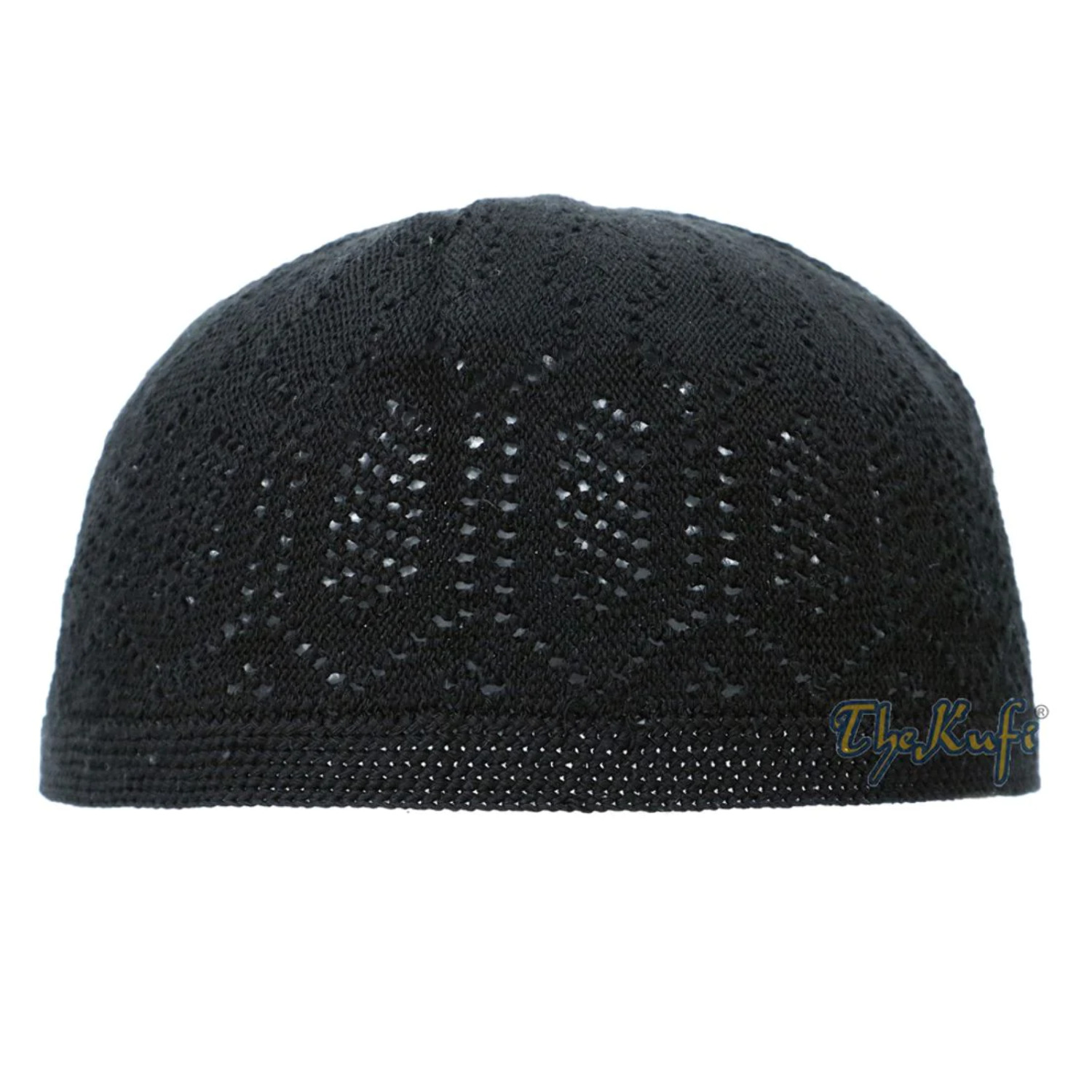 Mercan® Black Kufi Cotton Turkish-style Muslim Hat Taqiyah Kofia Skull ...