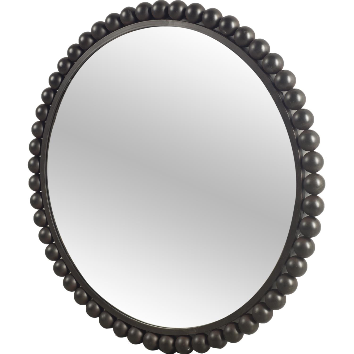 Mercana Orbit 43" Round Black Metal Ball Frame Mirror - Walmart.com