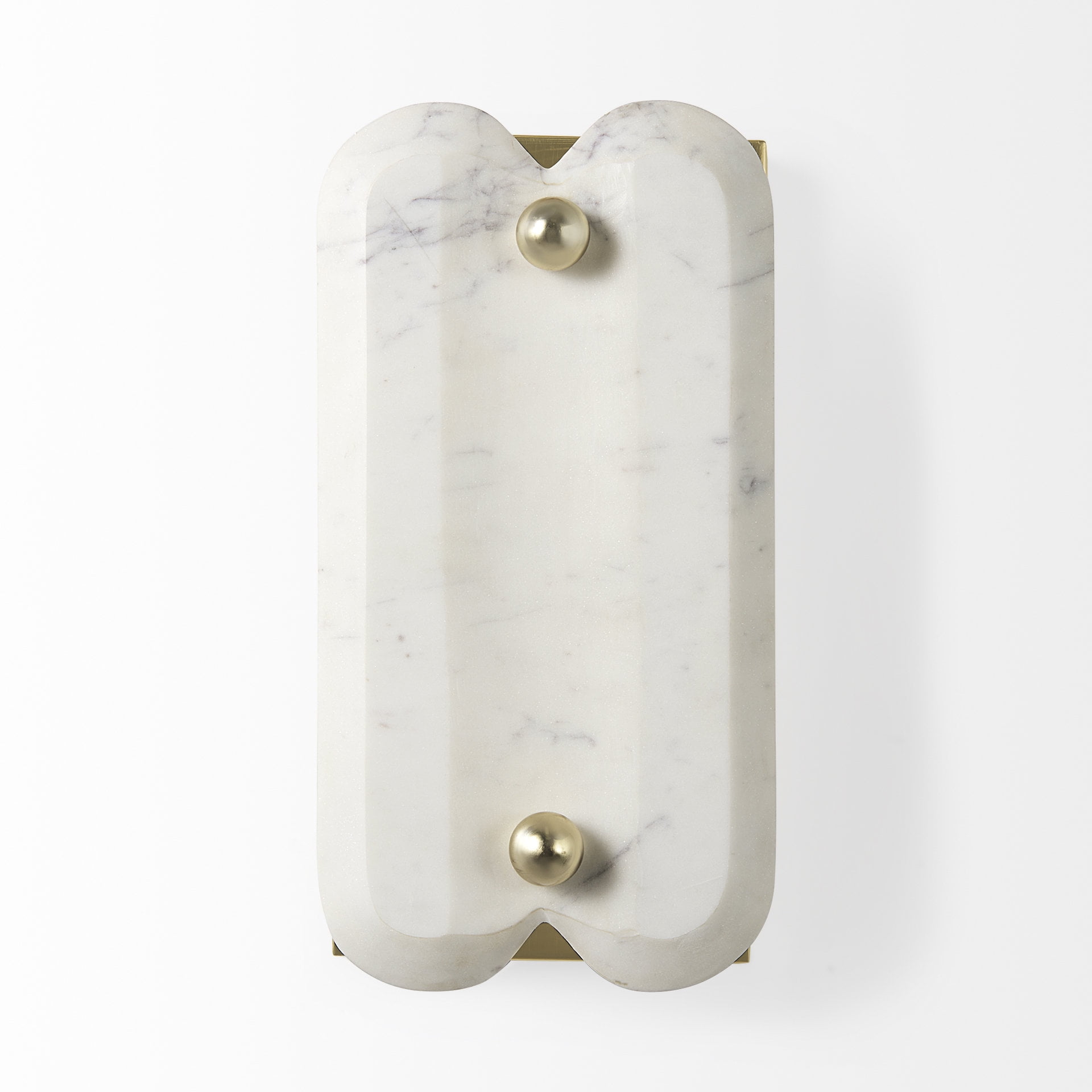 Mercana Stein 5L X 6W Gold W/ White Marble Shade Wall Sconce - Walmart.com