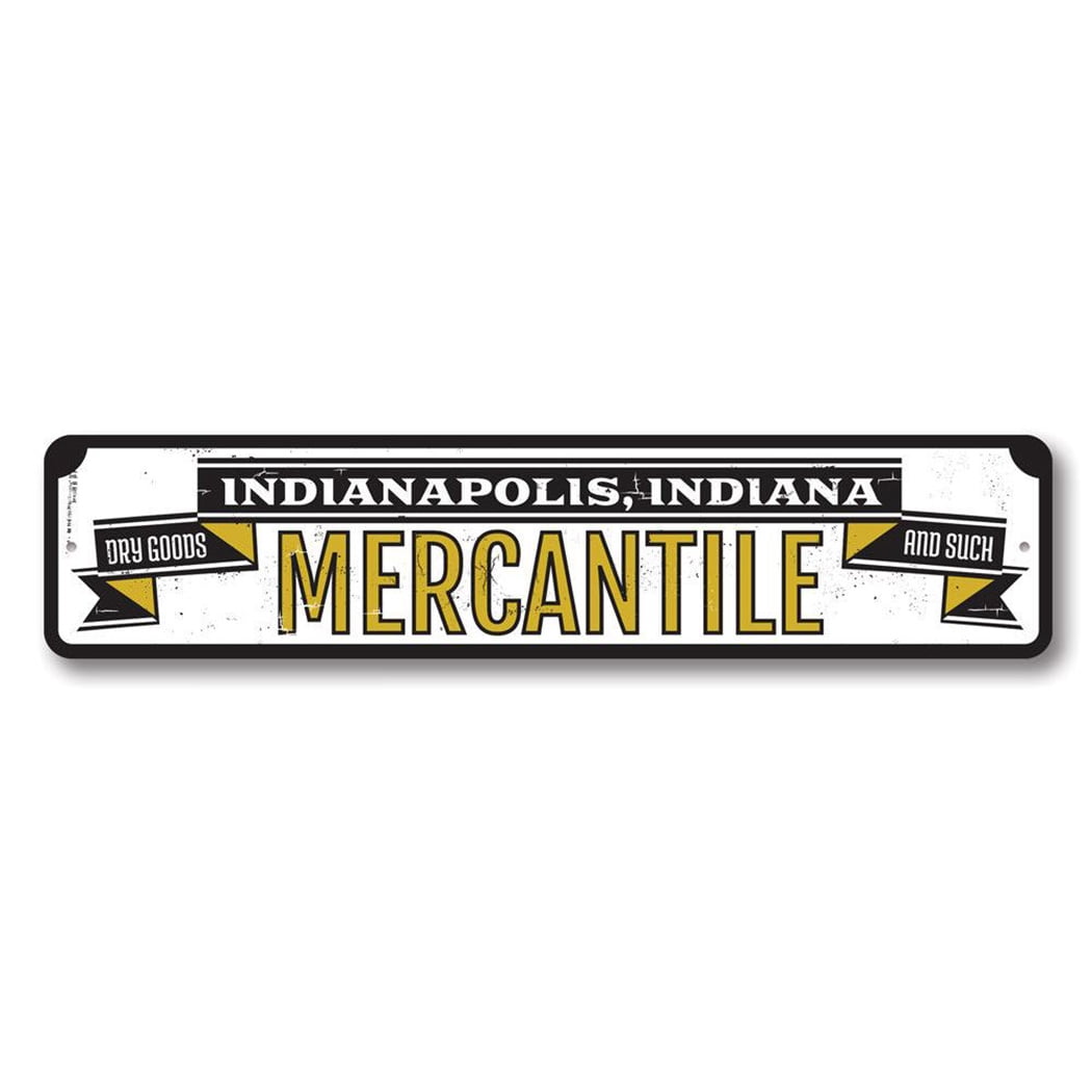 Mercantile Dry Goods & Such Sign, Store Sign, Custom Shop Location Name ...