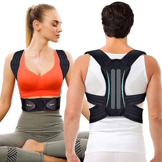 Mercase Posture Corrector for Men & Women, Adjustable Back Brace for ...