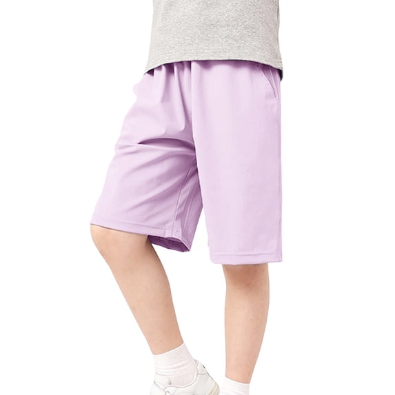 Mercatoo Boys Athletic 𝗕ermuda Shorts Elastic Waist Loose Running ...