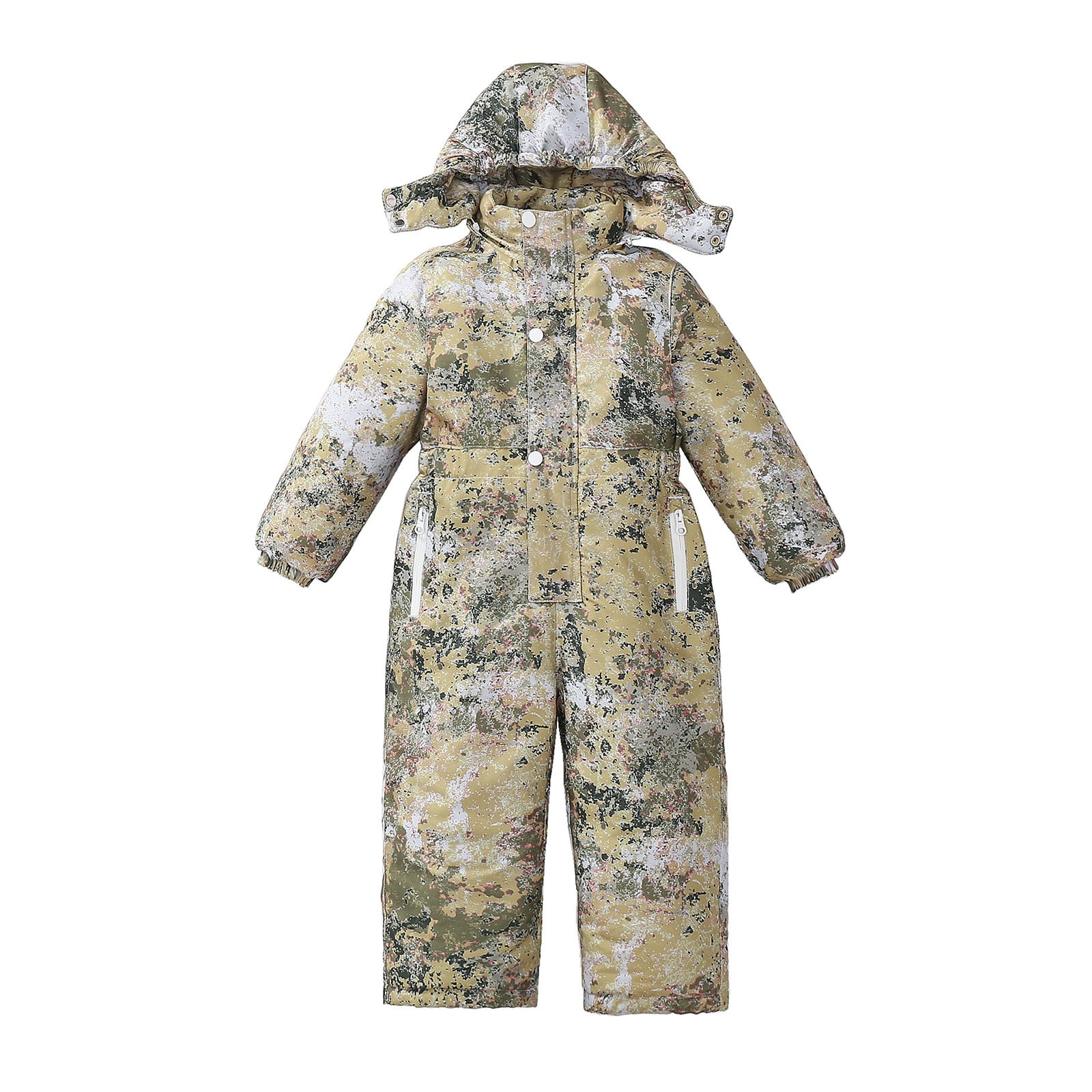 Mercatoo Boys Girls One Piece Snowsuits Kids Sno𝐰 Suit Colorful ...