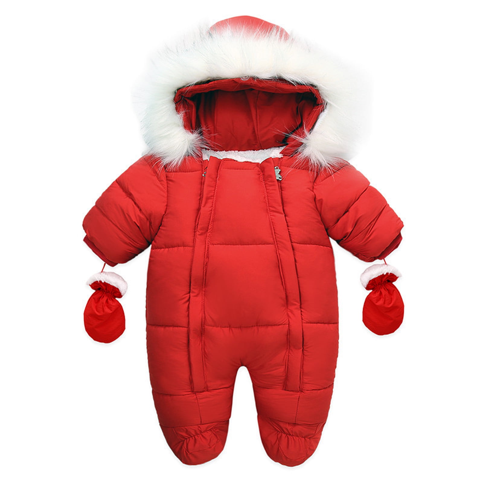 Mercatoo Clothes Hooded Snowsuit Infant Outwear Baby Winter Coat Wear ...