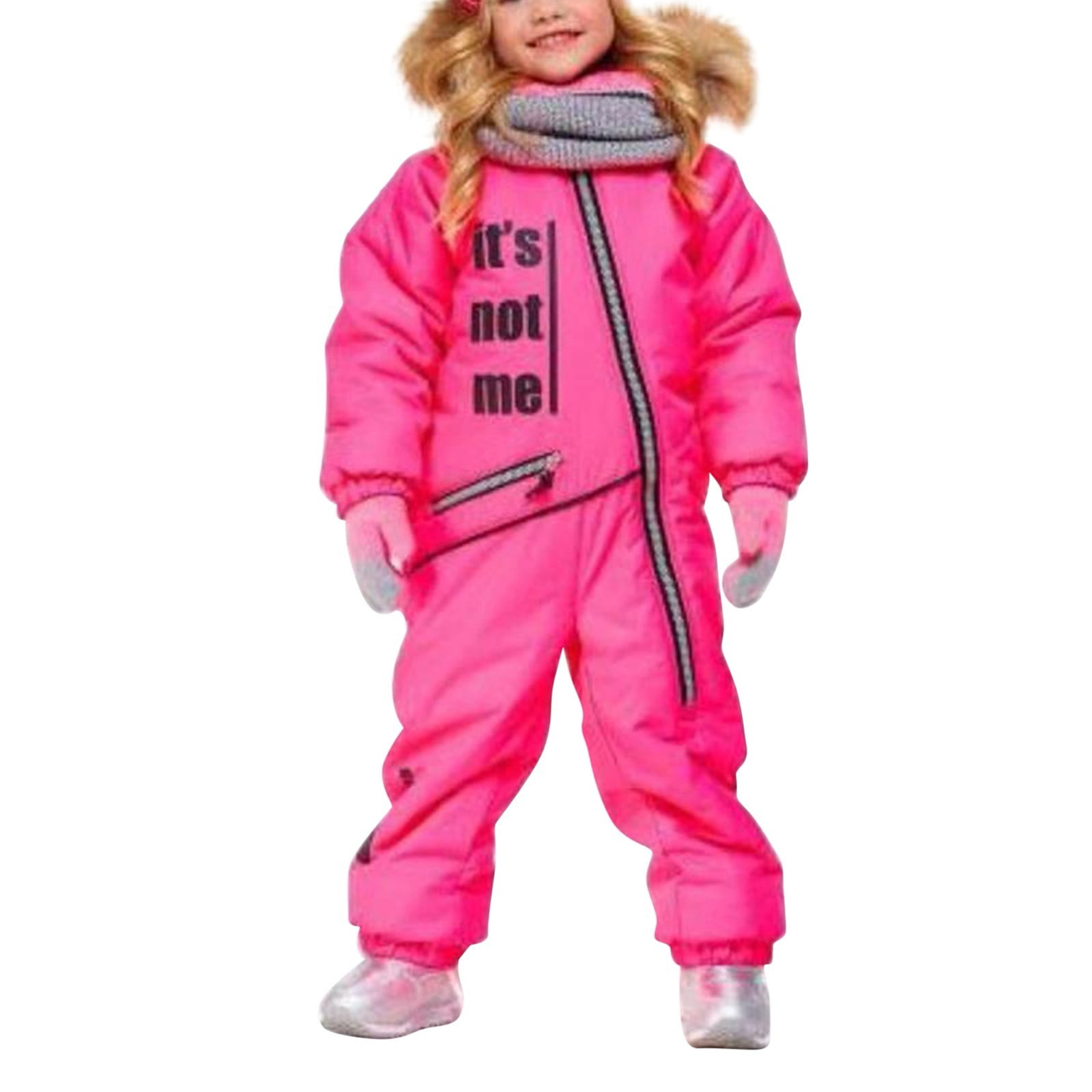Mercatoo Girls Boys' 1-Piece Heavyweight Snowmobile Winter Snowsuit ...