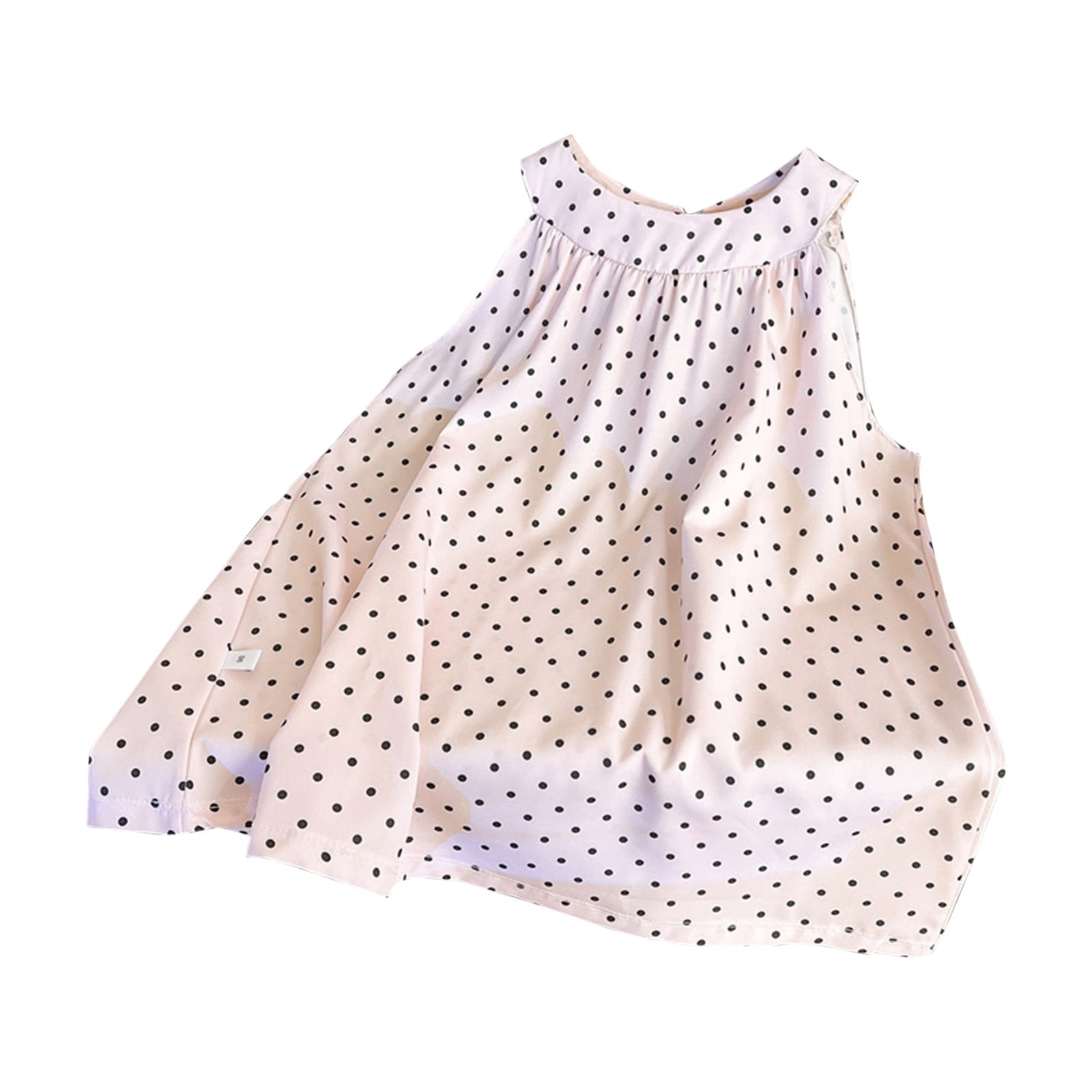 Mercatoo Girls Summer Dress Ancient Style Sleeveless Loose Swing ...