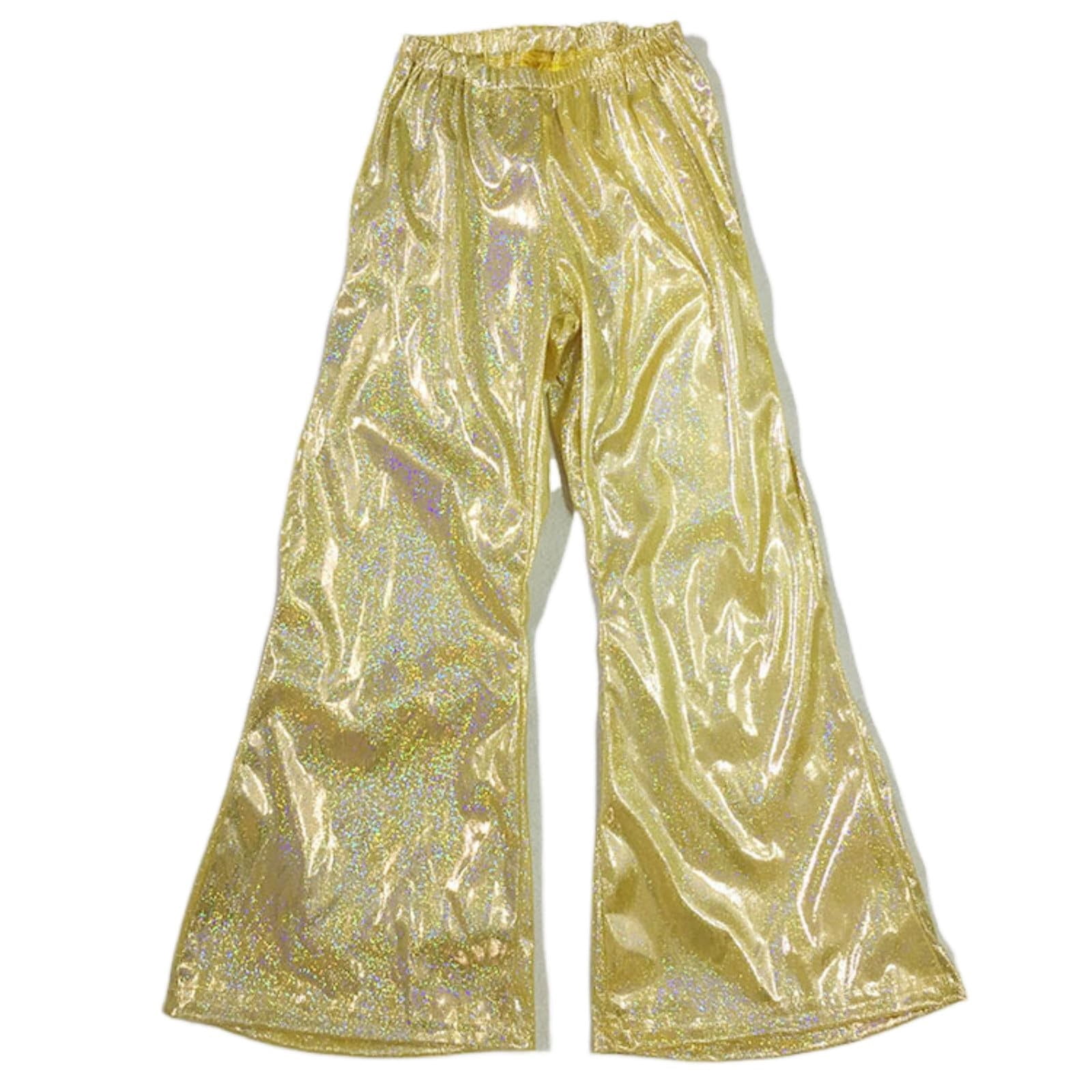 Mercatoo Sequin Pants for Girls Metallic Flare Leggings Pants Teen ...