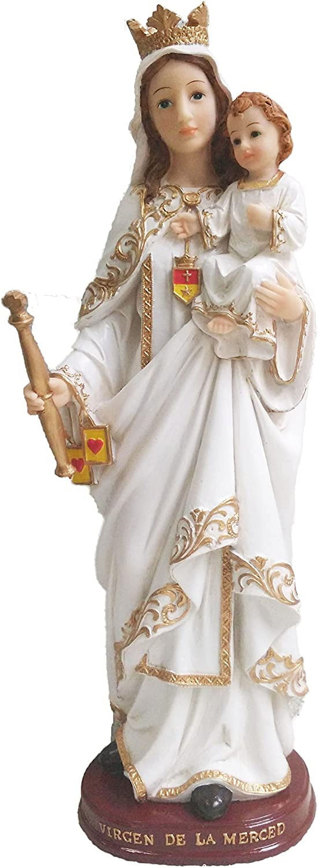 Merced Statue Catholic Virgen de la Mercedes Estatua - Walmart.com
