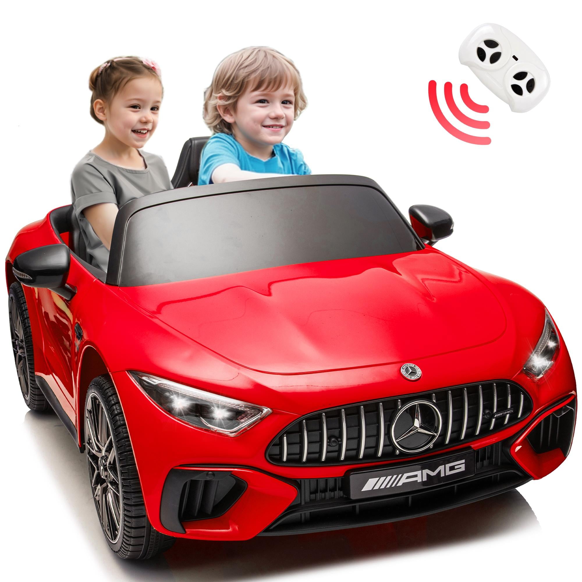 Mercedes 24V 2 Seats Ride on Car Toy with Remote Control Kids Electric ...